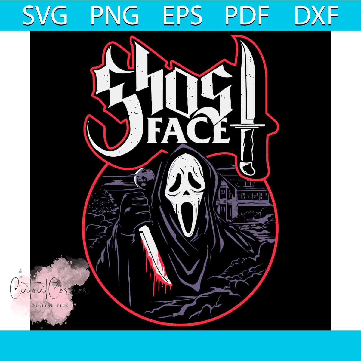 Scream SVG, Ghostface SVG, Horror Movie Killers SVG, Hallowe | Inspire ...