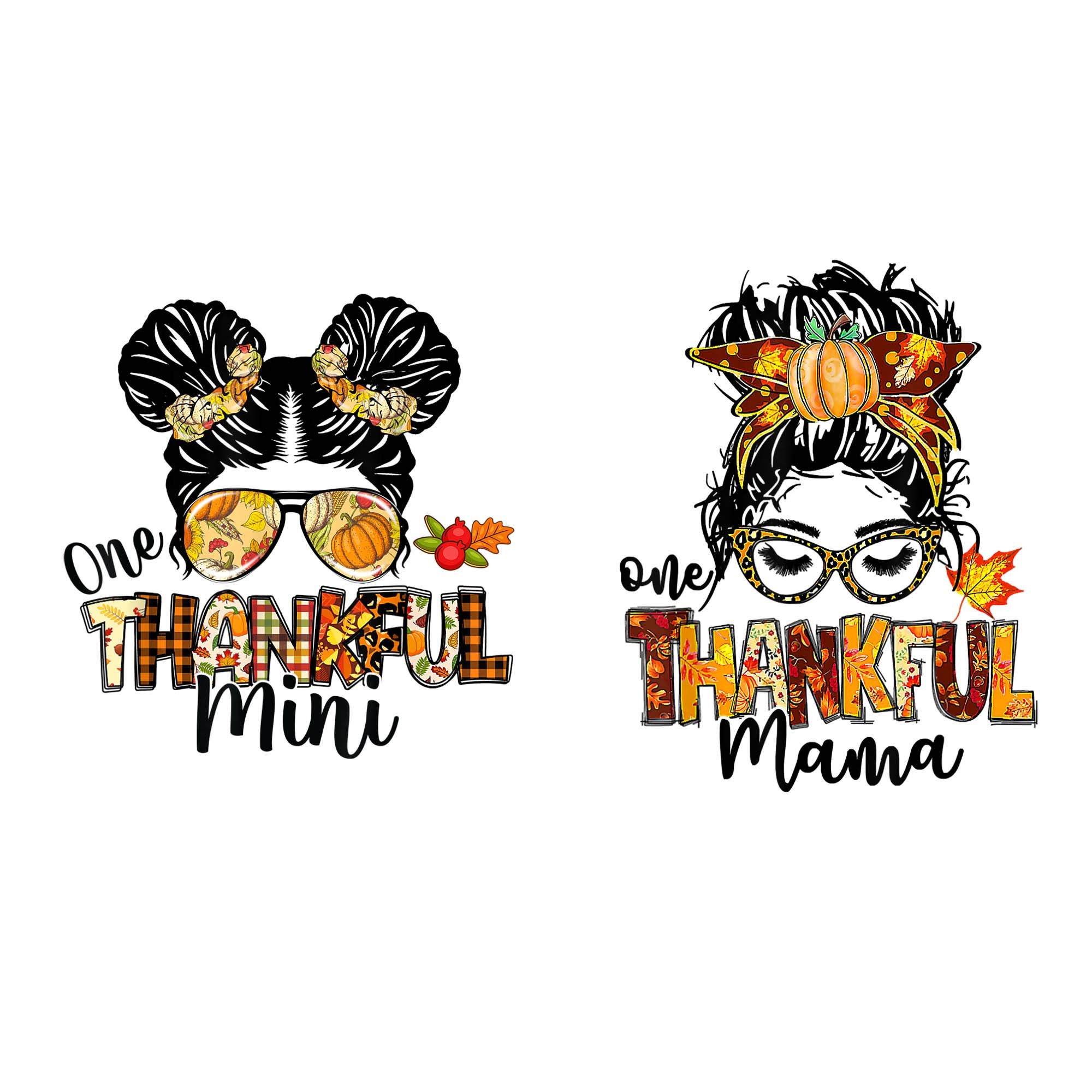 Thankful PNG, One Thankful Mama and Mimi Png, Pumpkin, Thank | Inspire ...