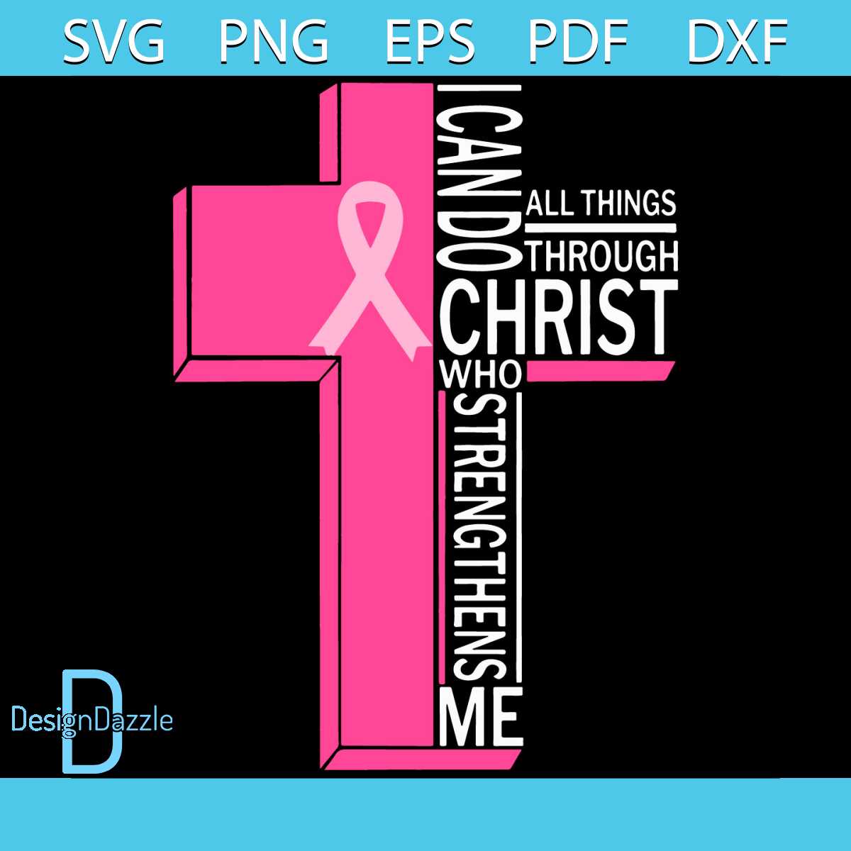 Cancer Cross Svg | Inspire Uplift