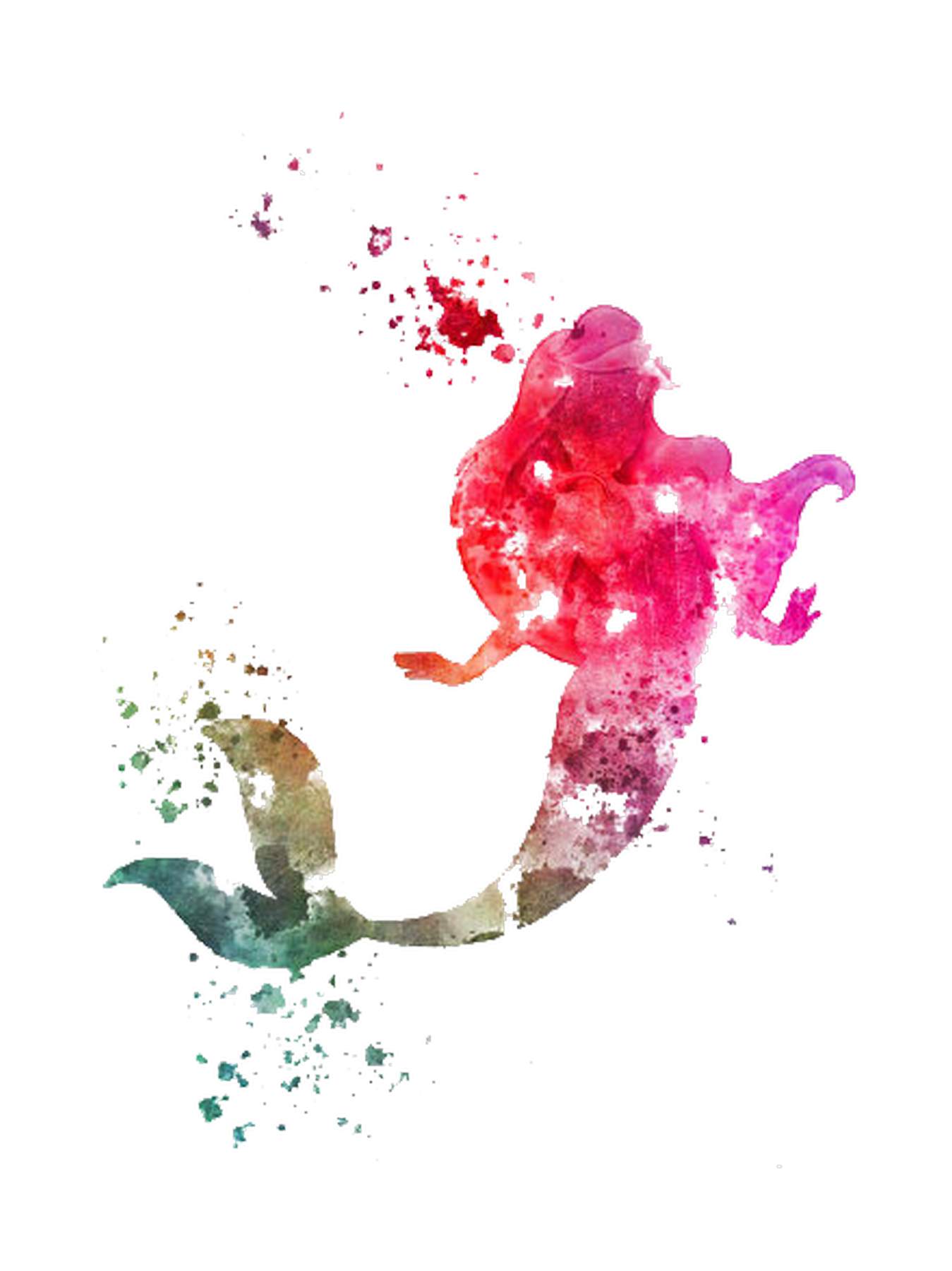 Little Mermaid PNG, The Little Mermaid Clipart Instant Downl - Inspire ...