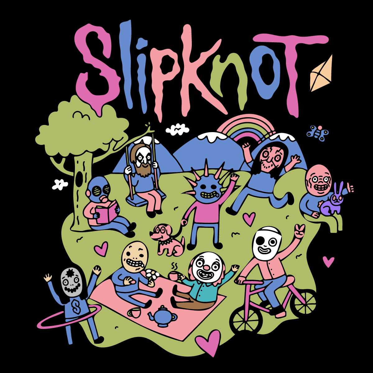 Slipknot Heavy Metal Rock Band Concert Tour SVG | Inspire Uplift