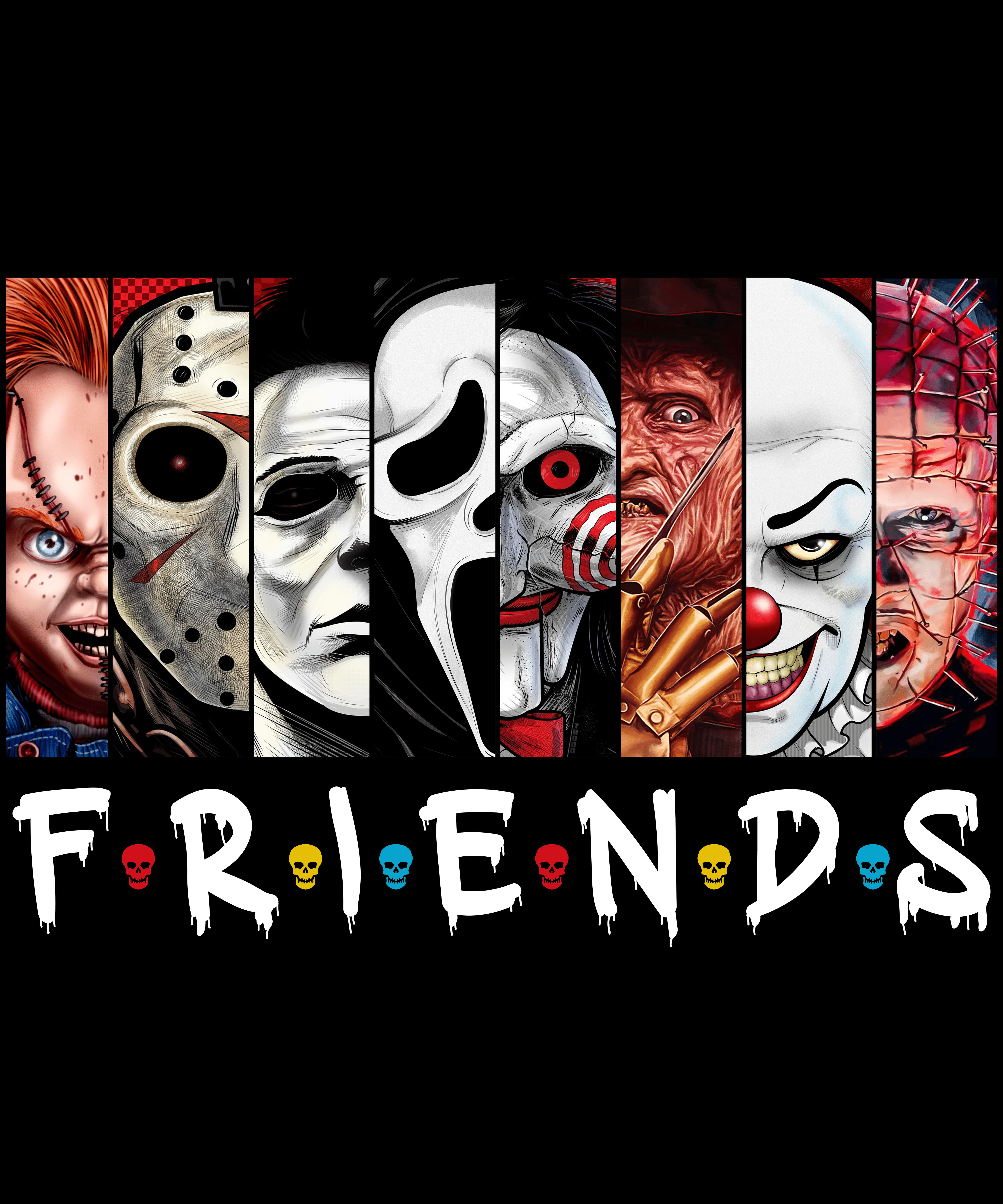 Horror Friends Png, Halloween friends Png, Horror Characters | Inspire Uplift