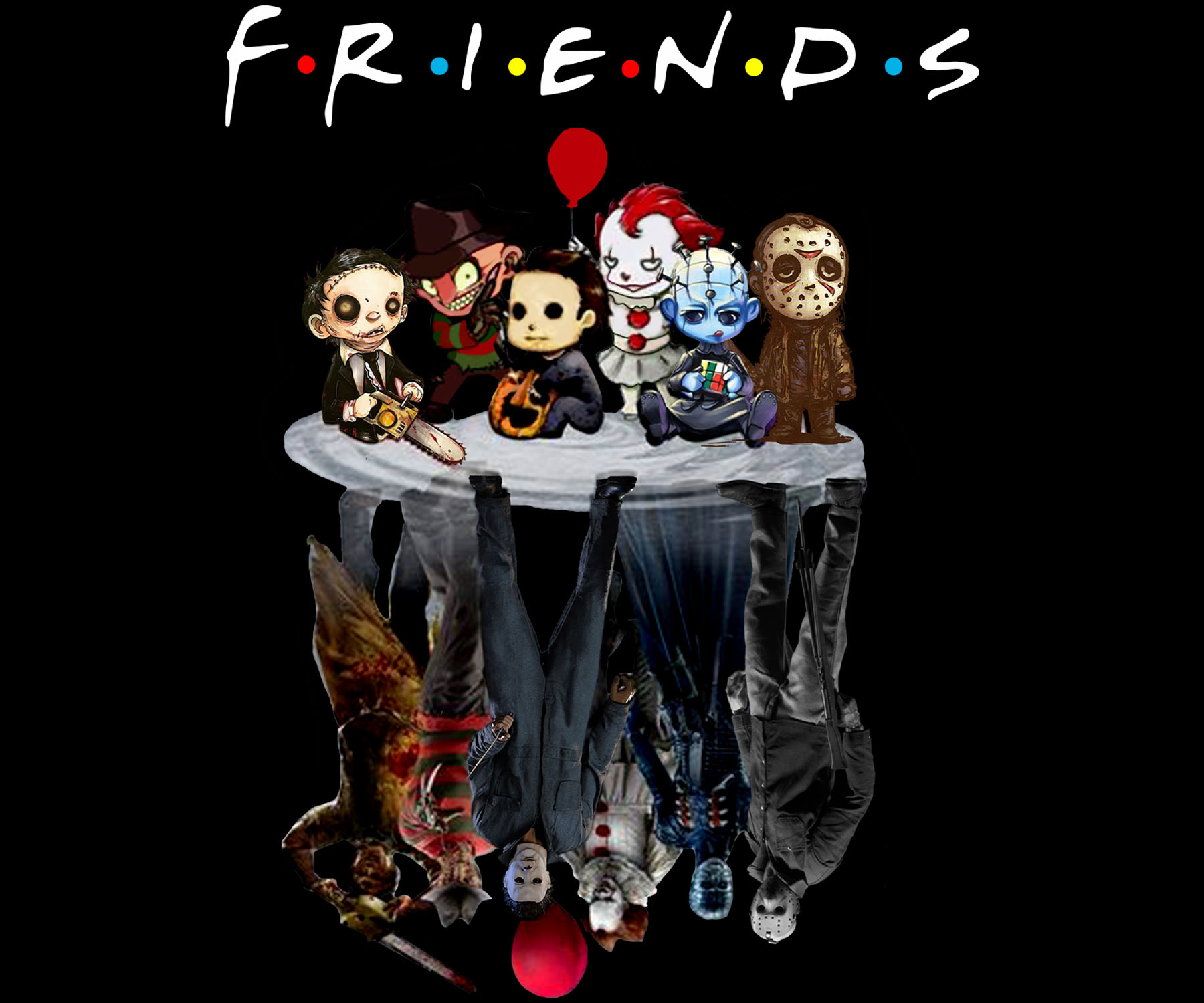 Halloween friends Png, Horror Friends Png, Horror Characters | Inspire ...