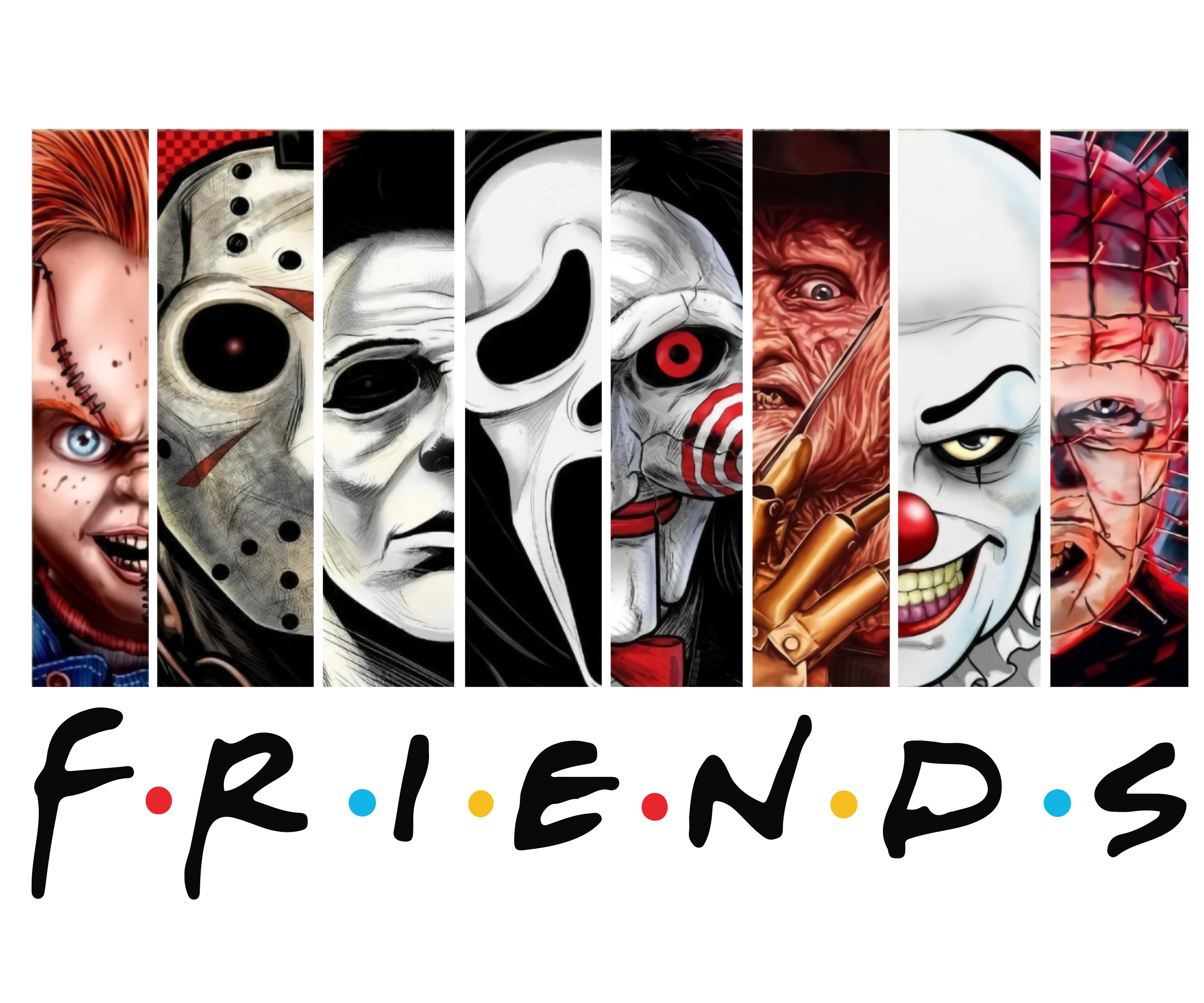 Halloween friends Png, Horror Friends Png, Horror Characters | Inspire ...