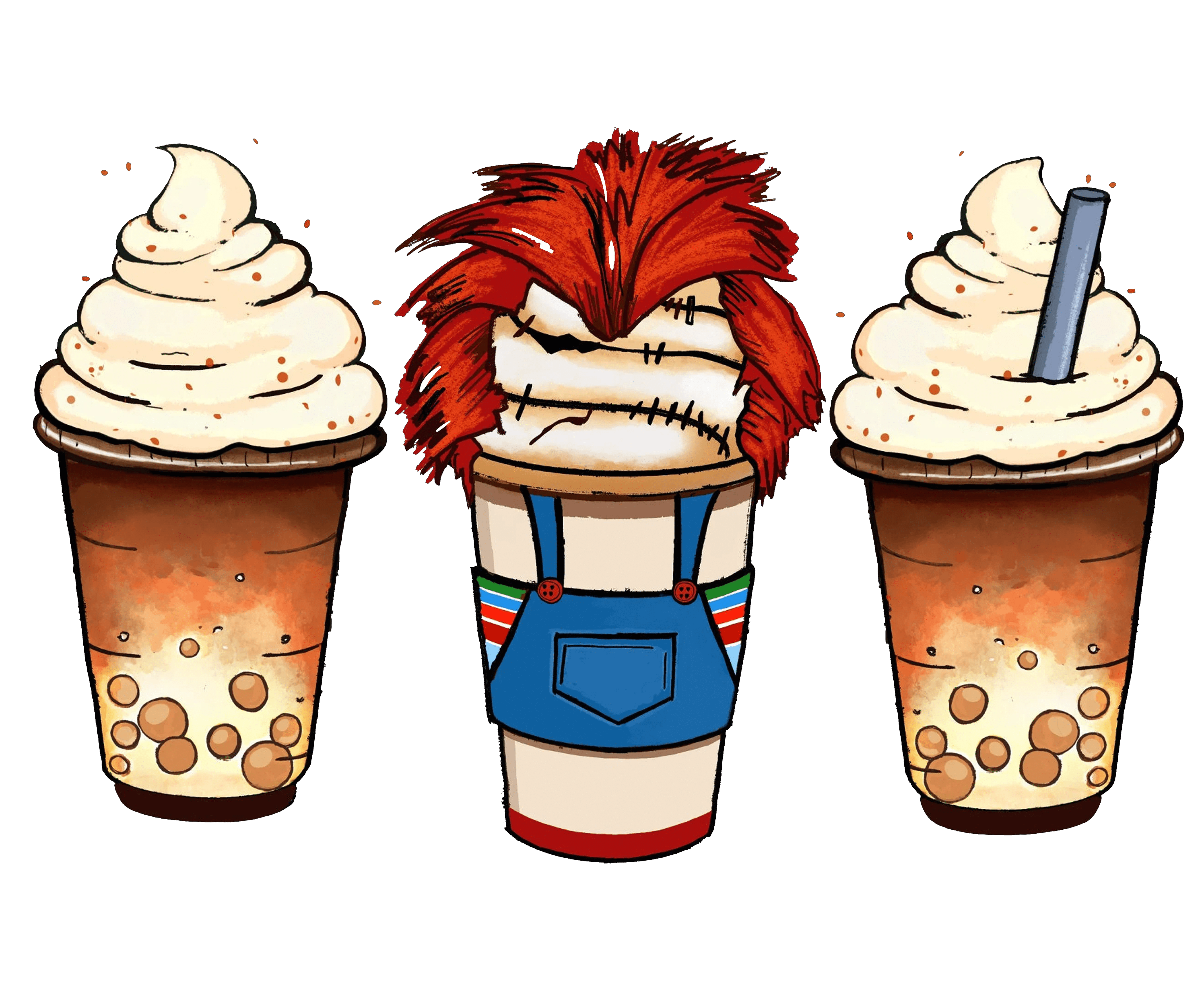 Halloween Coffee Png, Harry Fall coffee PNG, Villains Latte, | Inspire ...