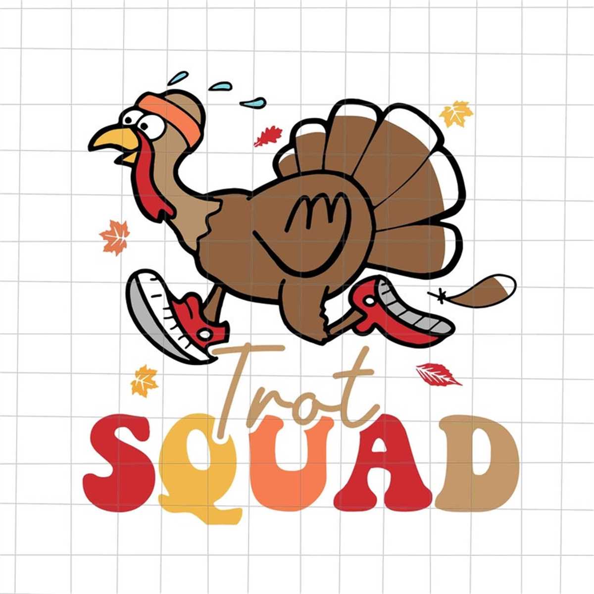 Trot Squad Svg, Thanksgiving Turkey Trot Svg, Turkey Run Svg | Inspire ...