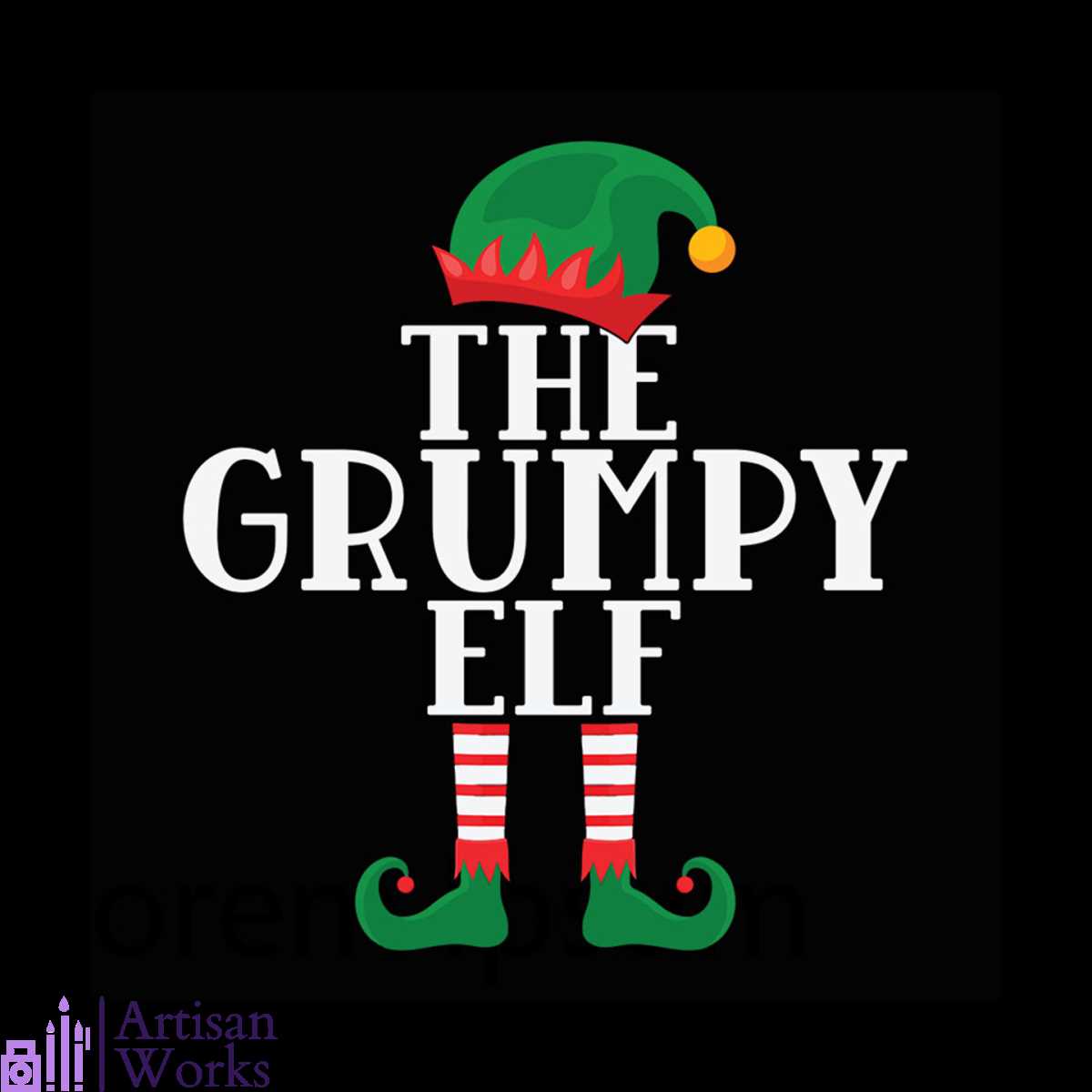 The Grumpy Elf Svg, Christmas Svg, Elf Grumpy Svg, Elf Svg, | Inspire ...