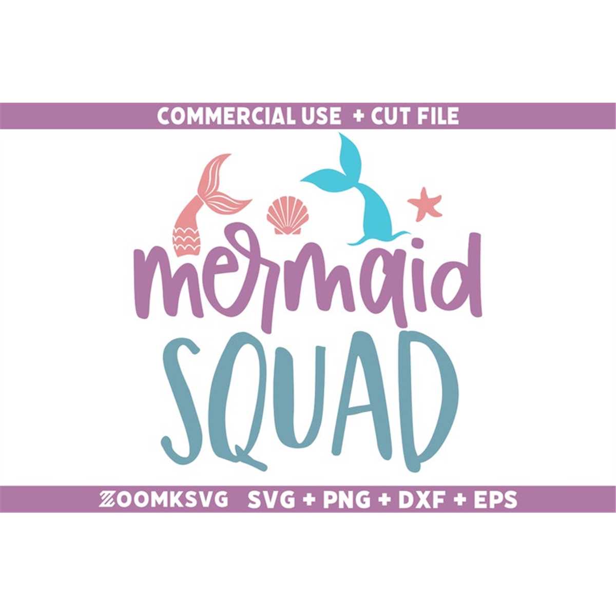 Mermaid squad Svg, Mermaid SVG, Mermaid Quotes Svg, Mermaid | Inspire ...