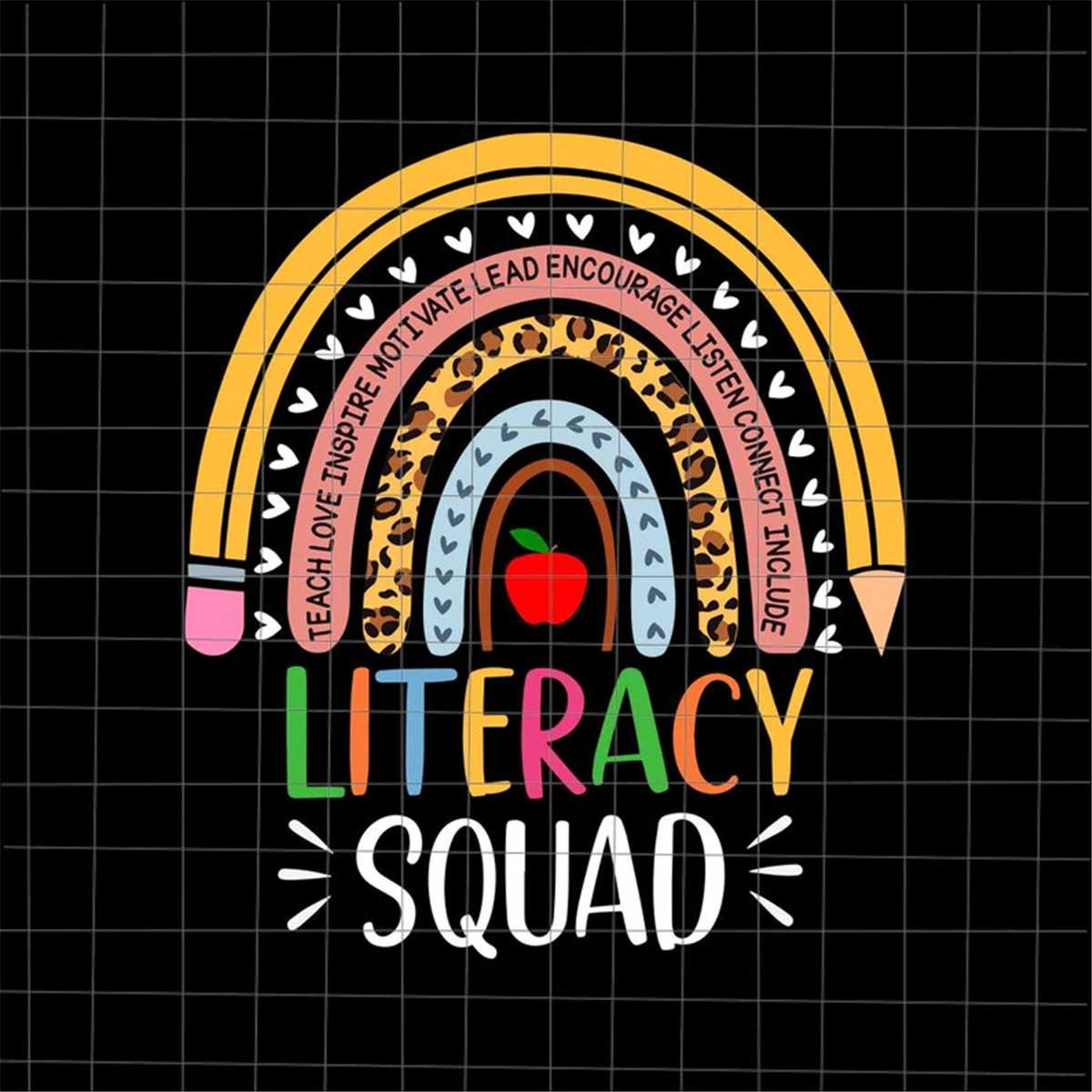 Literacy Squad Svg, Literacy Teacher School Team Svg, Teache | Inspire ...