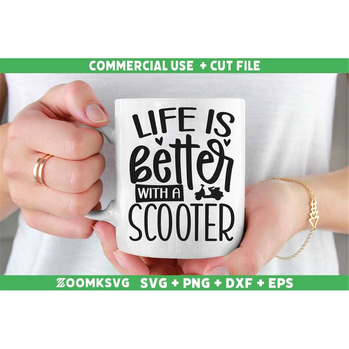 Life is better with a scooter Svg, Scooter Svg, Scooter Png, | Inspire ...