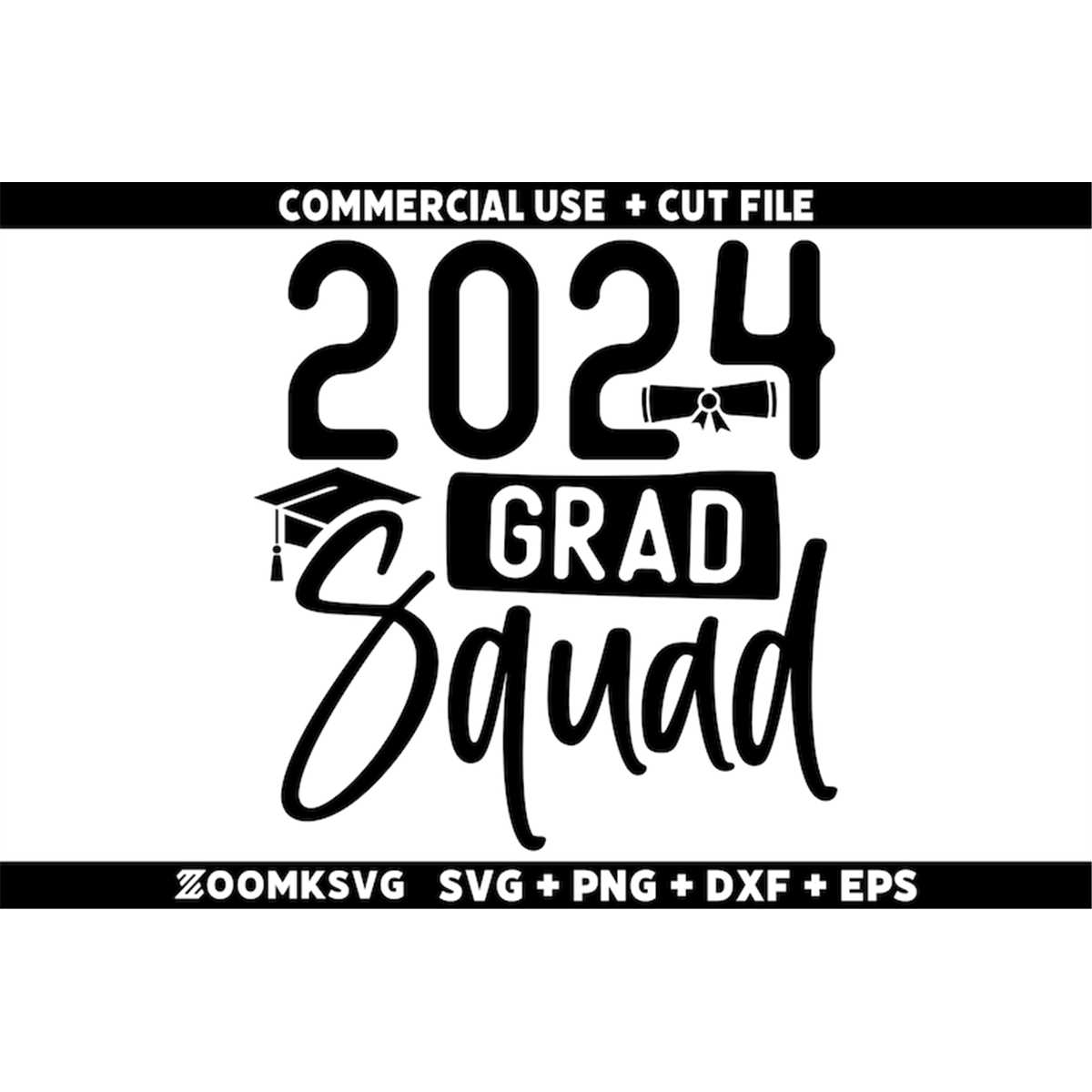 2024 grad squad Svg, Senior Svg, Graduation Shirt Svg, Gradu | Inspire ...