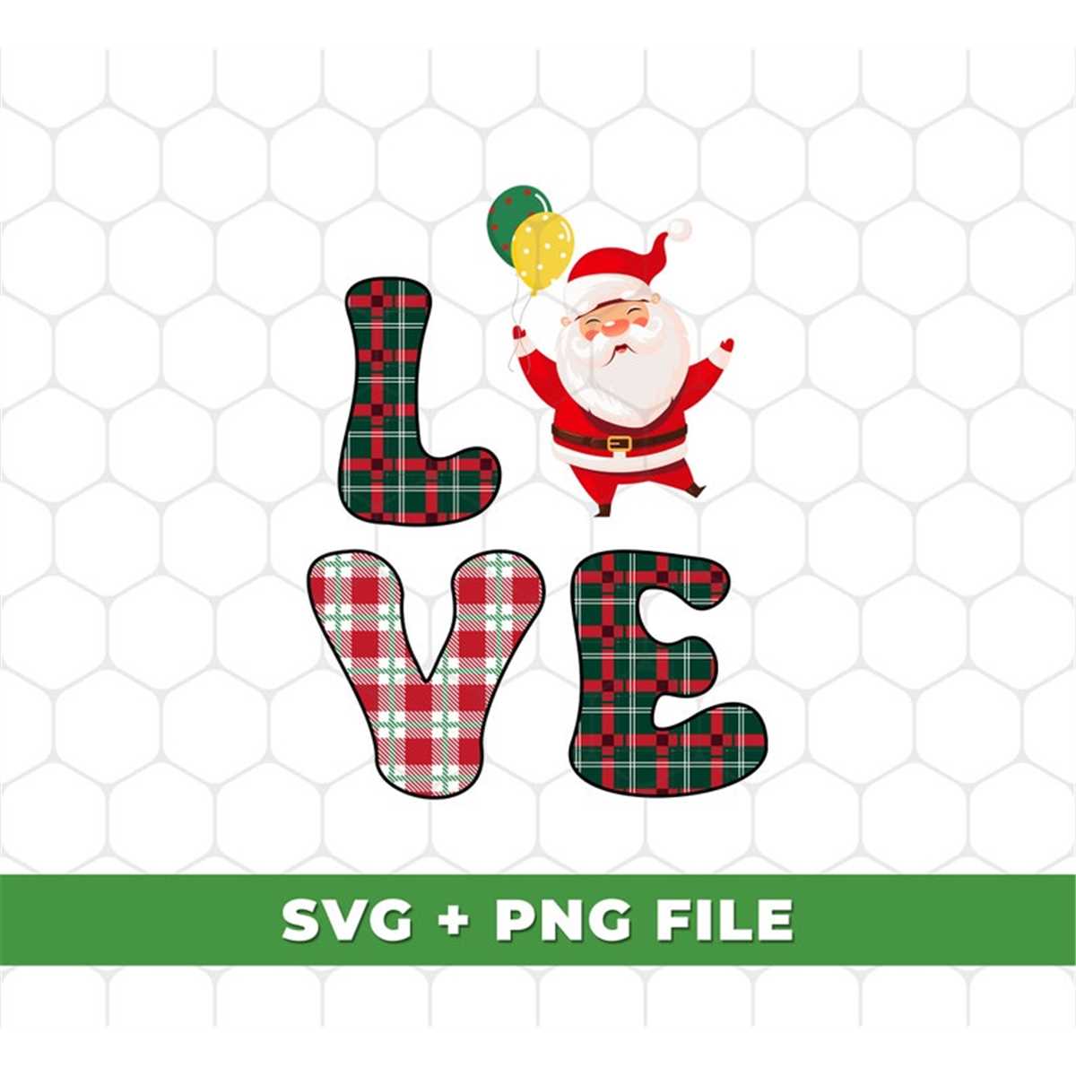 Love Santa Svg, Love Christmas Svg, Caro Christmas Svg, Merr | Inspire ...