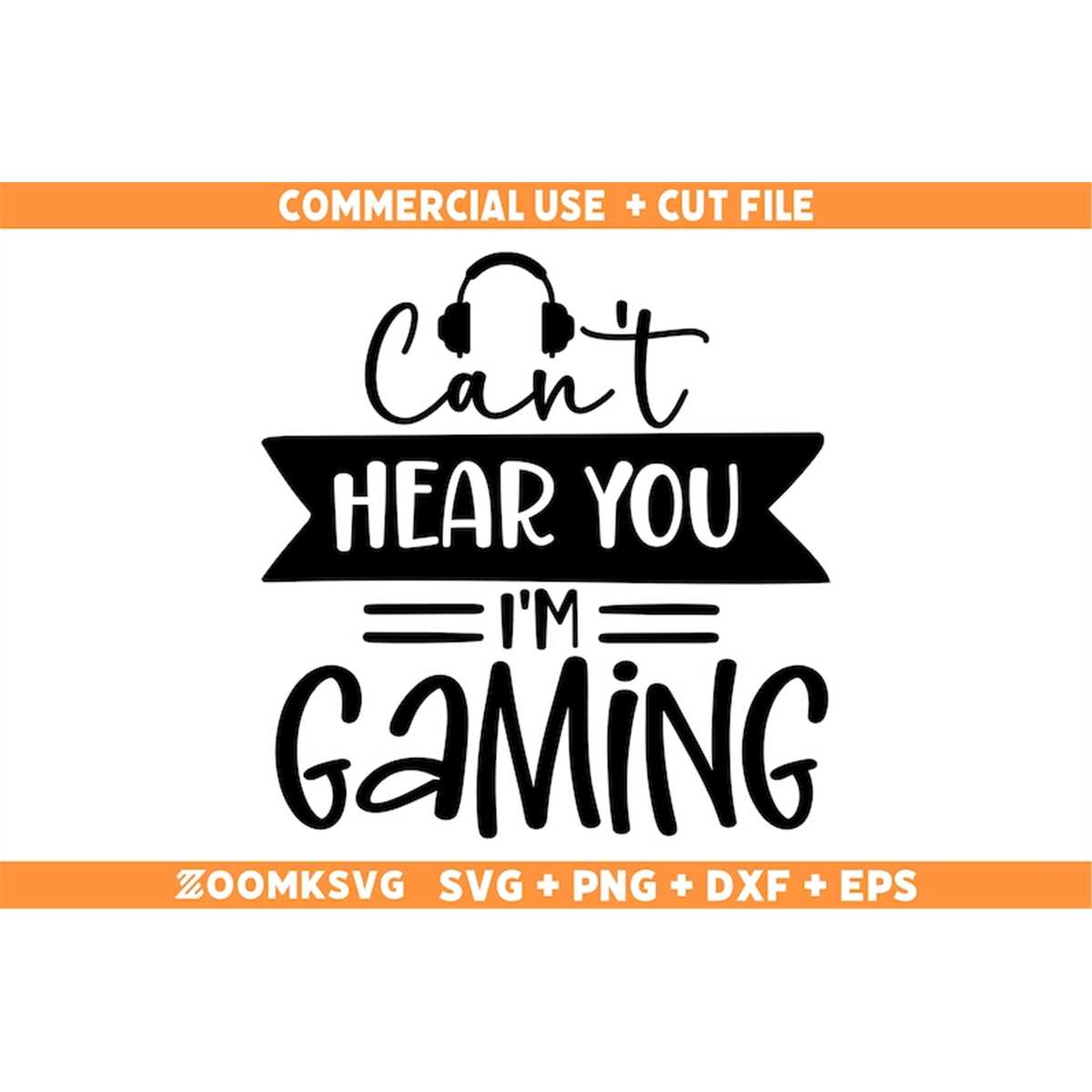 Can't hear you I'm gaming SVG, Gamer Svg, Gamer Png, Gaming | Inspire ...