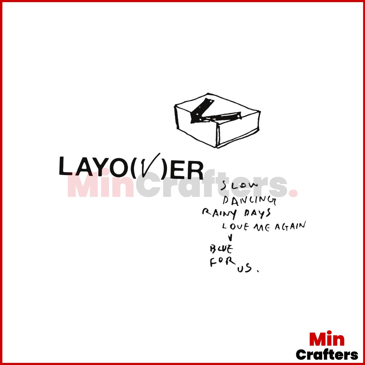BTS V Layover Solo Debut Album SVG Graphic Design File | Inspire Uplift