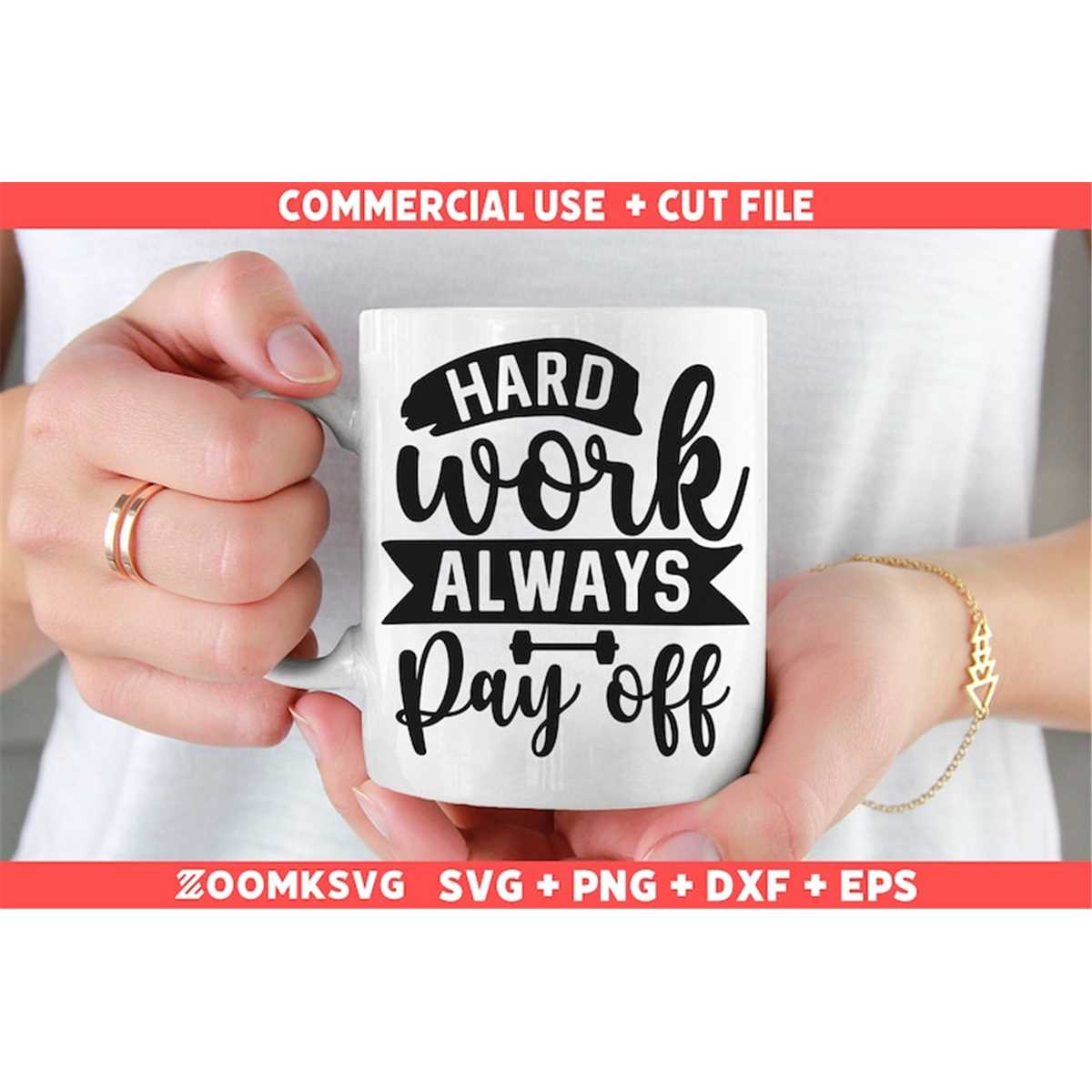 Hard work always pay off SVG, Gym Svg, gym sayings Svg, Gym - Inspire Uplift