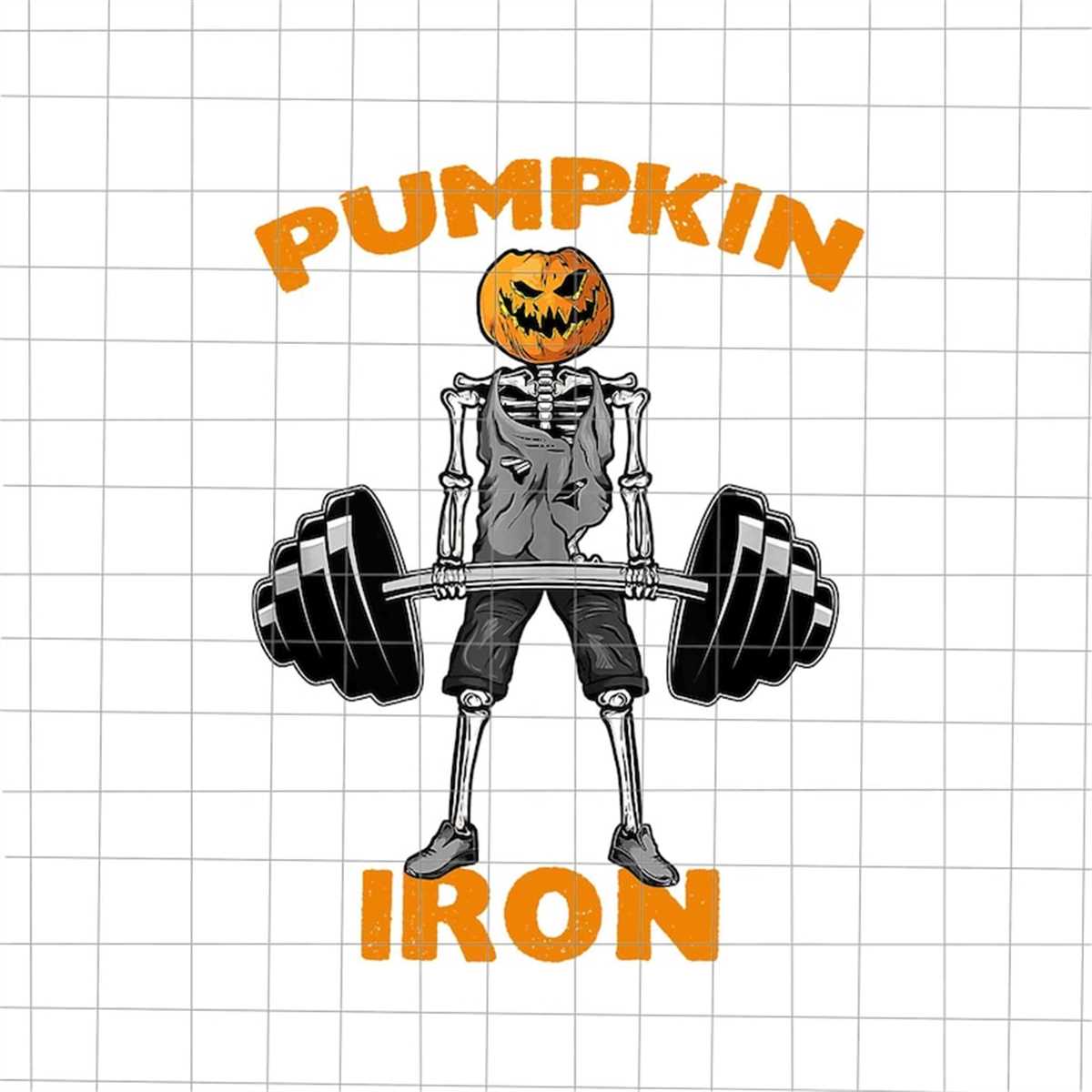 Pumpkin Iron Skeleton Halloween Png, Skeleton Gymer Hallowee | Inspire ...