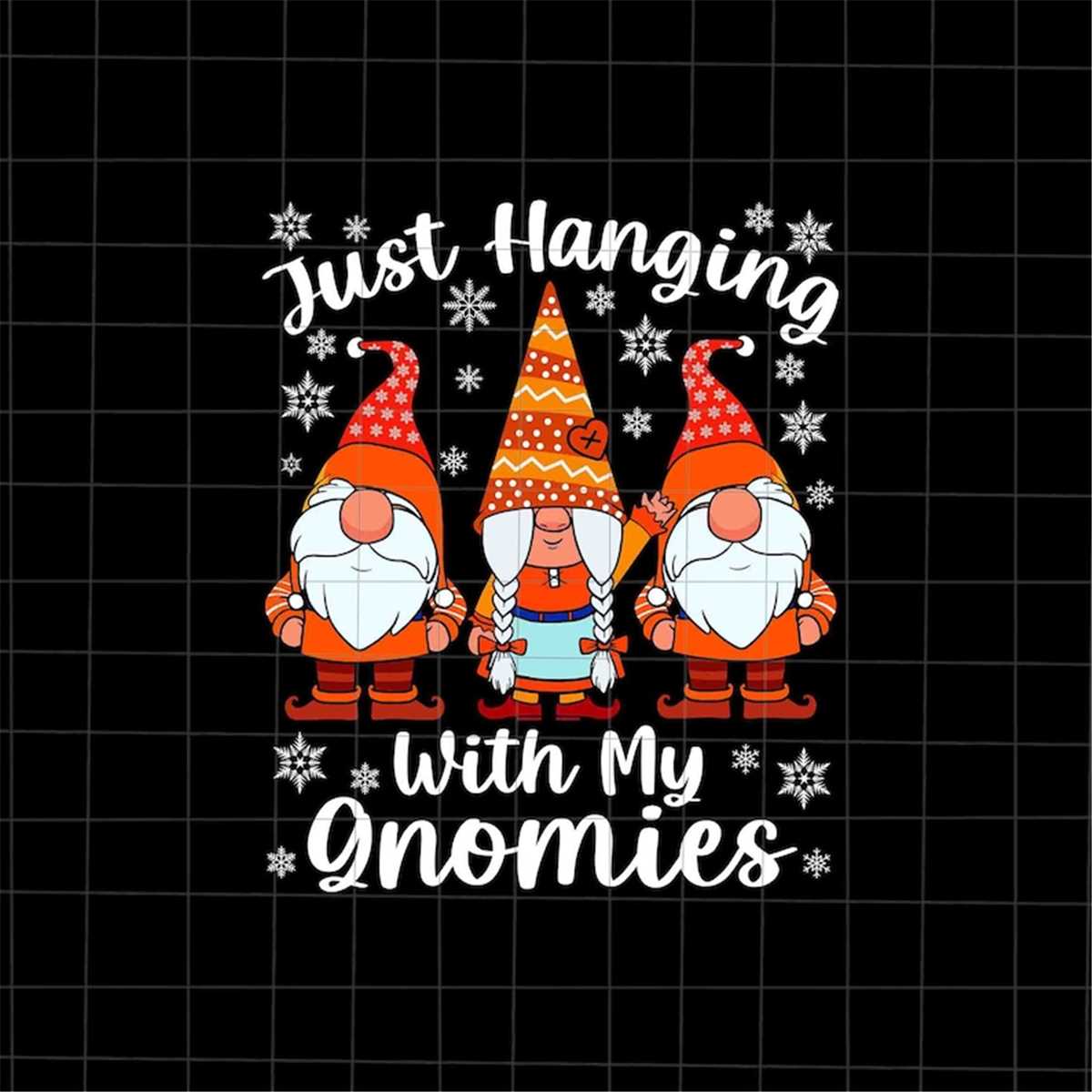 Just Hanging With My Gnomies Svg, Gnomes Christmas Svg, My G | Inspire ...