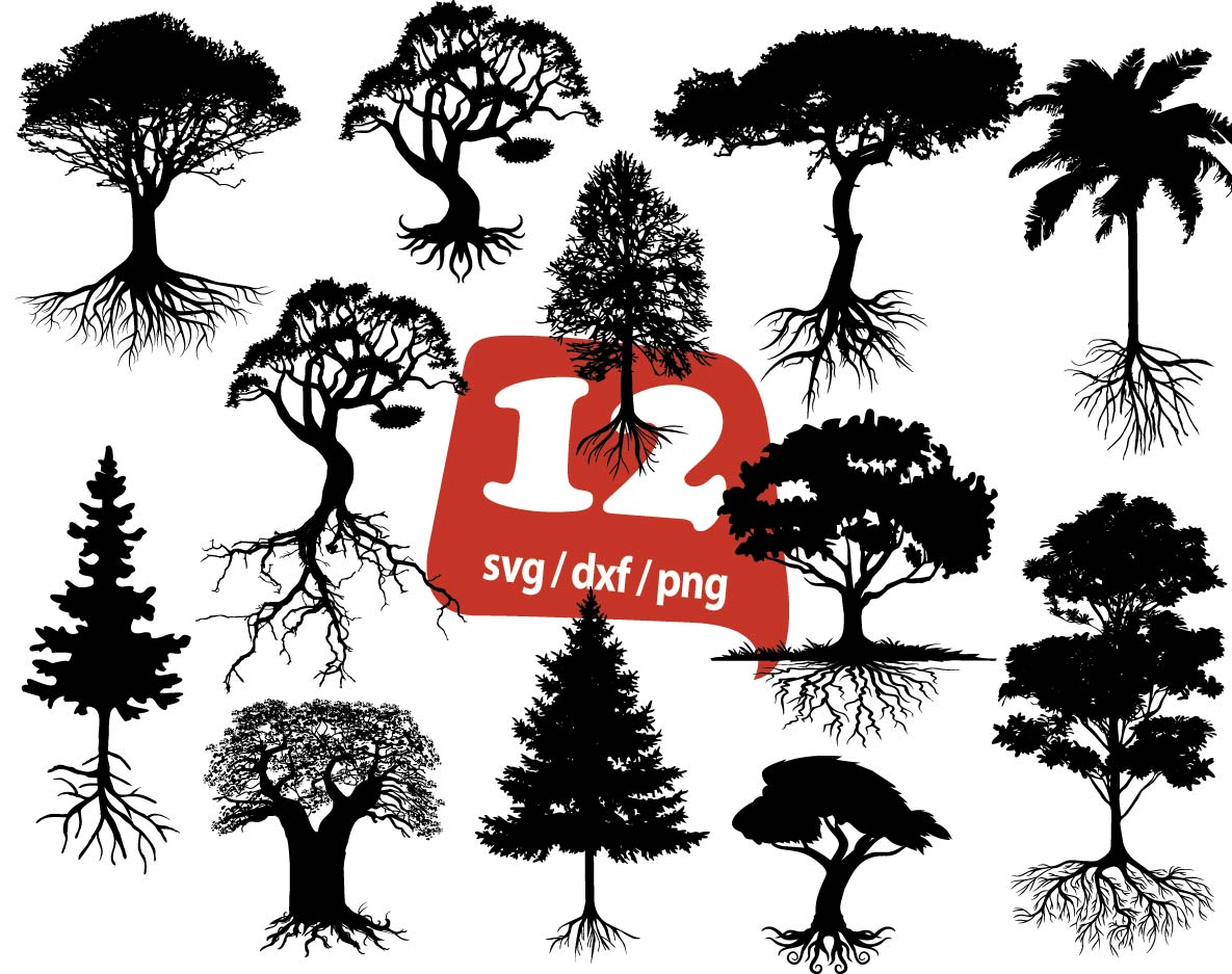 Tree Roots SVG Bundle, Roots SVG, Tree roots SVG, Tree of Li - Inspire ...