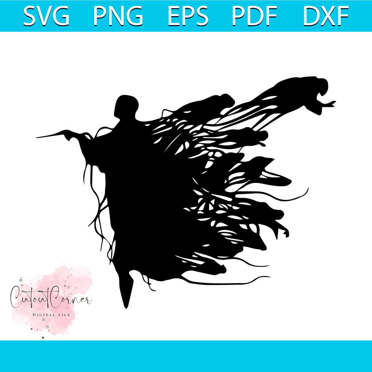 Harry Potter Lord Voldemort Shadows Svg, Harry Potter Svg - Inspire Uplift