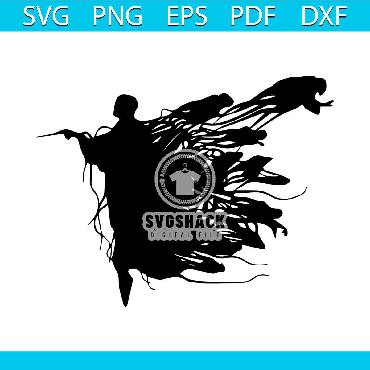 Harry Potter Lord Voldemort Shadows Svg, Harry Potter Svg - Inspire Uplift