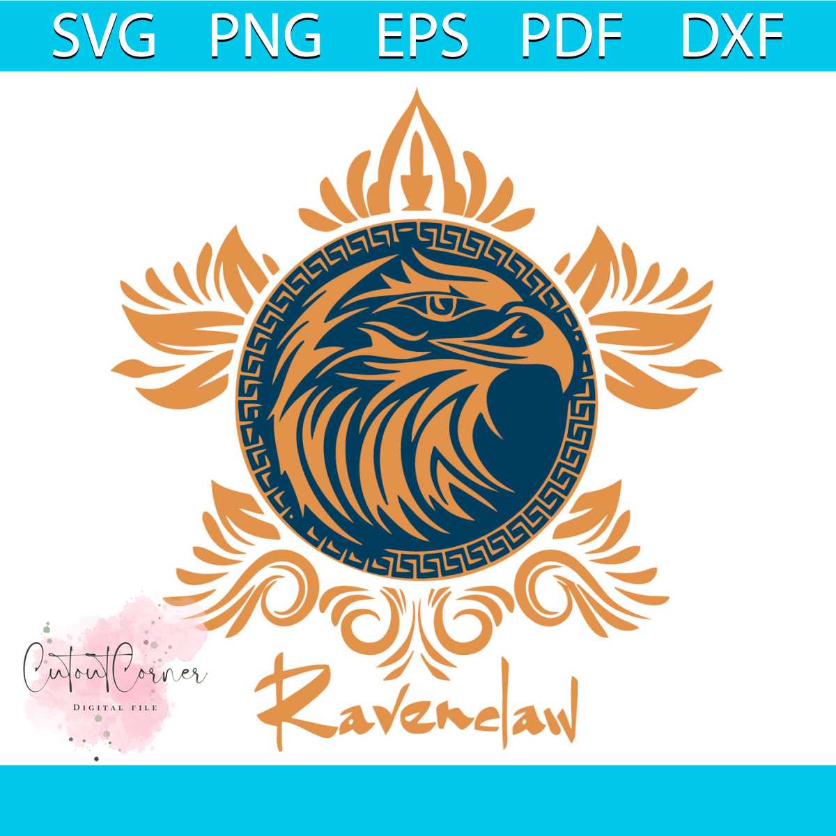Harry Potter Ravenclaw Tribal Svg, Harry Potter Svg, Eagles - Inspire ...