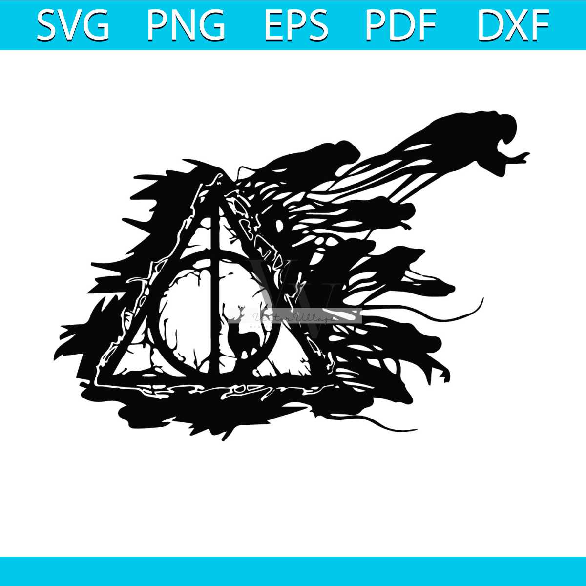 Deathly Hallows Logo Svg, Harry Potter Svg, Deathly Hallows | Inspire ...