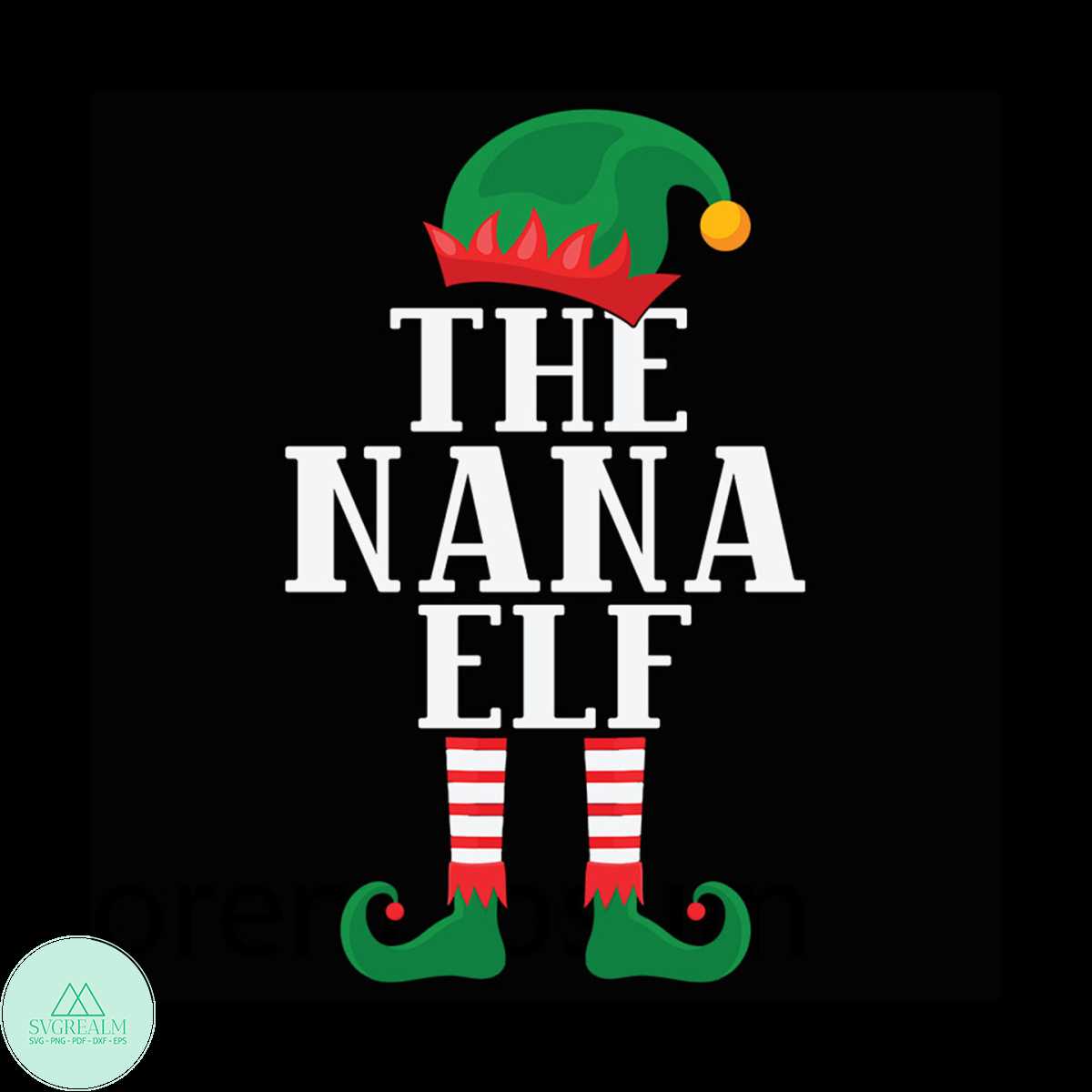 The Nana Elf Svg, Christmas Svg, Elf Nana Svg, Elf Svg, Merr - Inspire ...