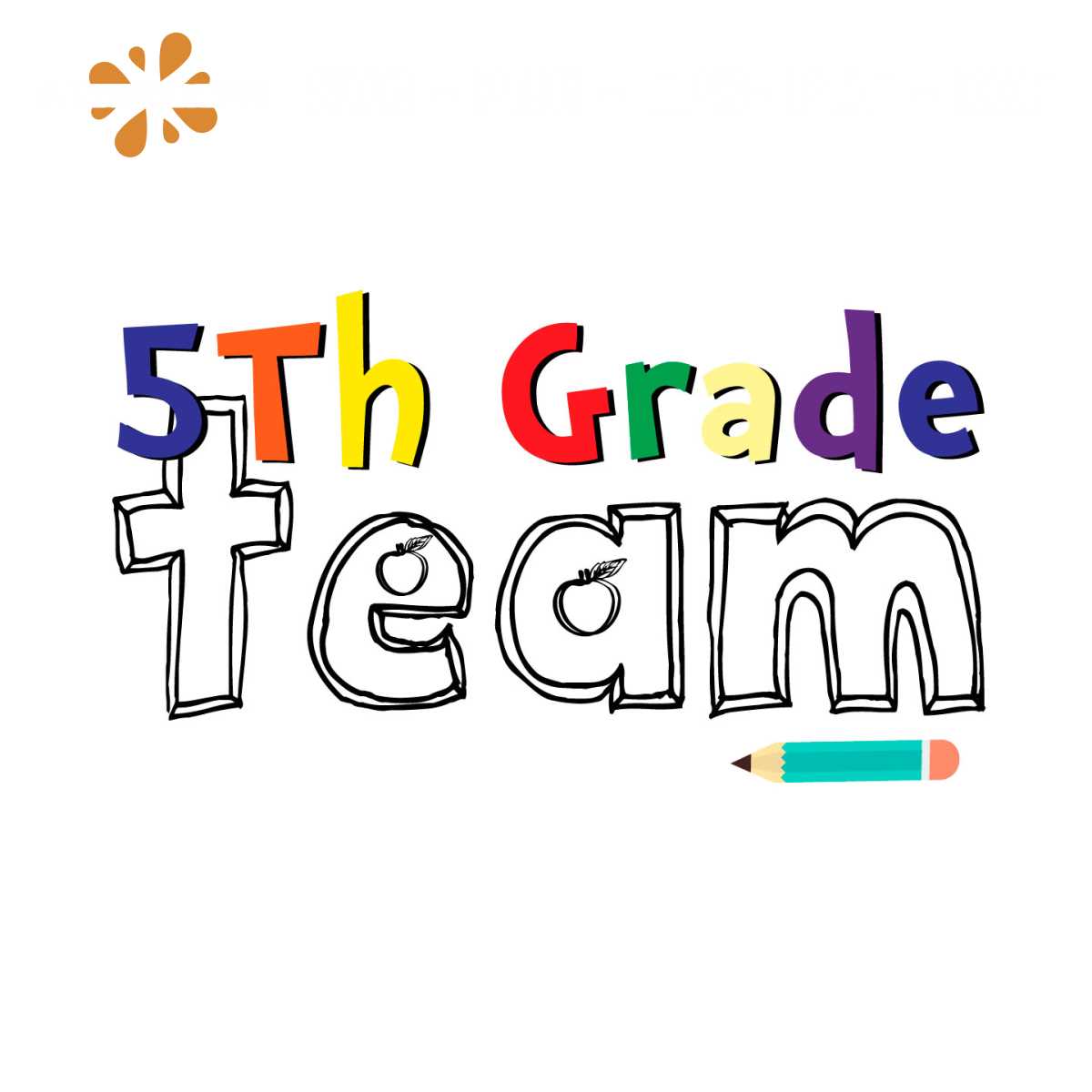 5Th Grade Team Back To School Svg, Back To School Svg, 5Th G | Inspire ...