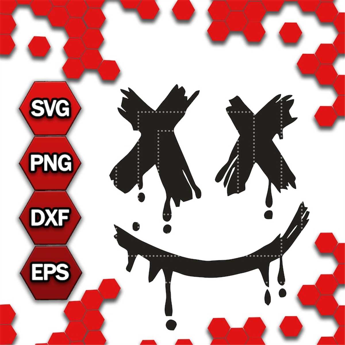 x-X Cartoon Faces SVG, Emojis Expression Svg file, Emotion F | Inspire ...