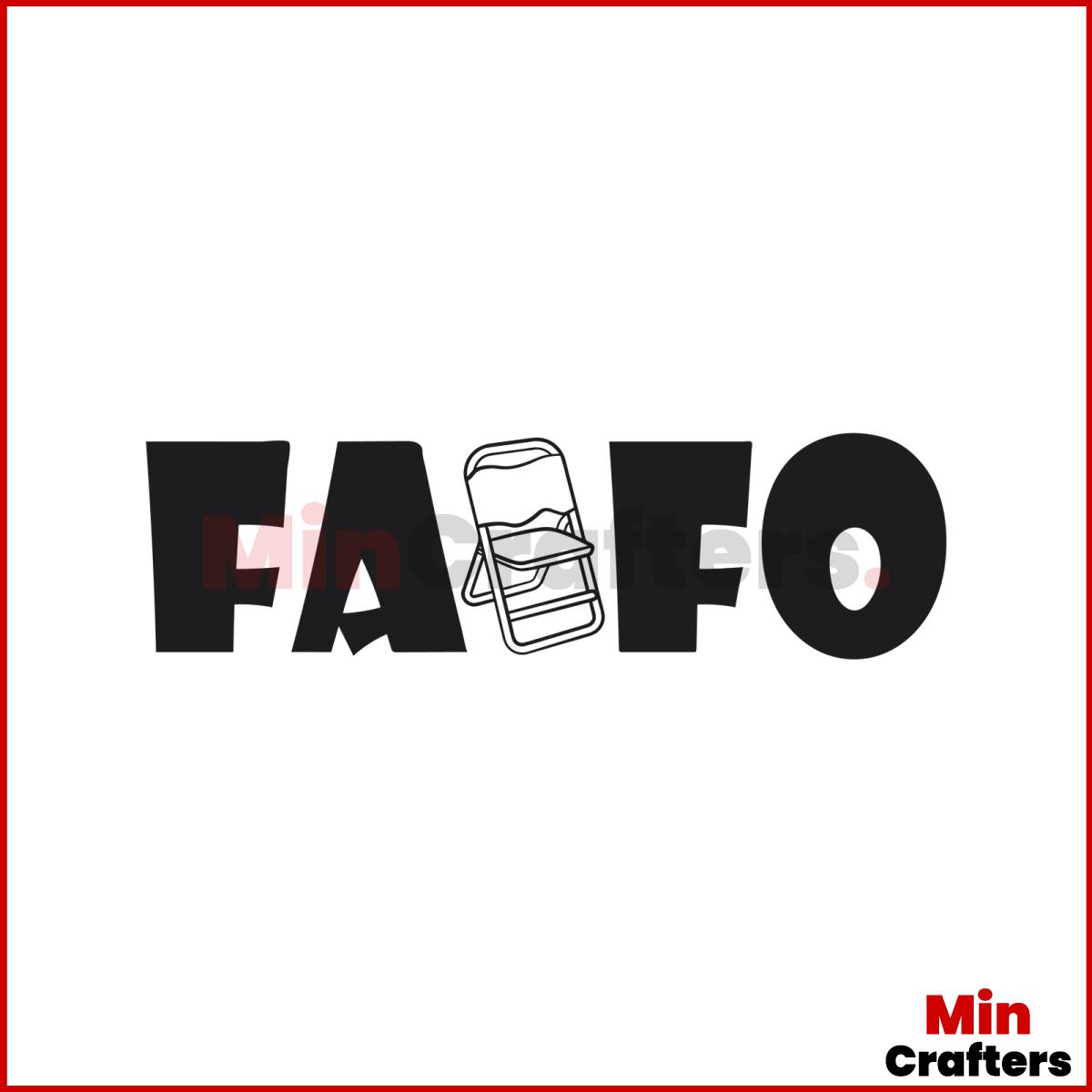 FAFO Folding Chair Svg Folding Chair Fight SVG Digital File | Inspire ...