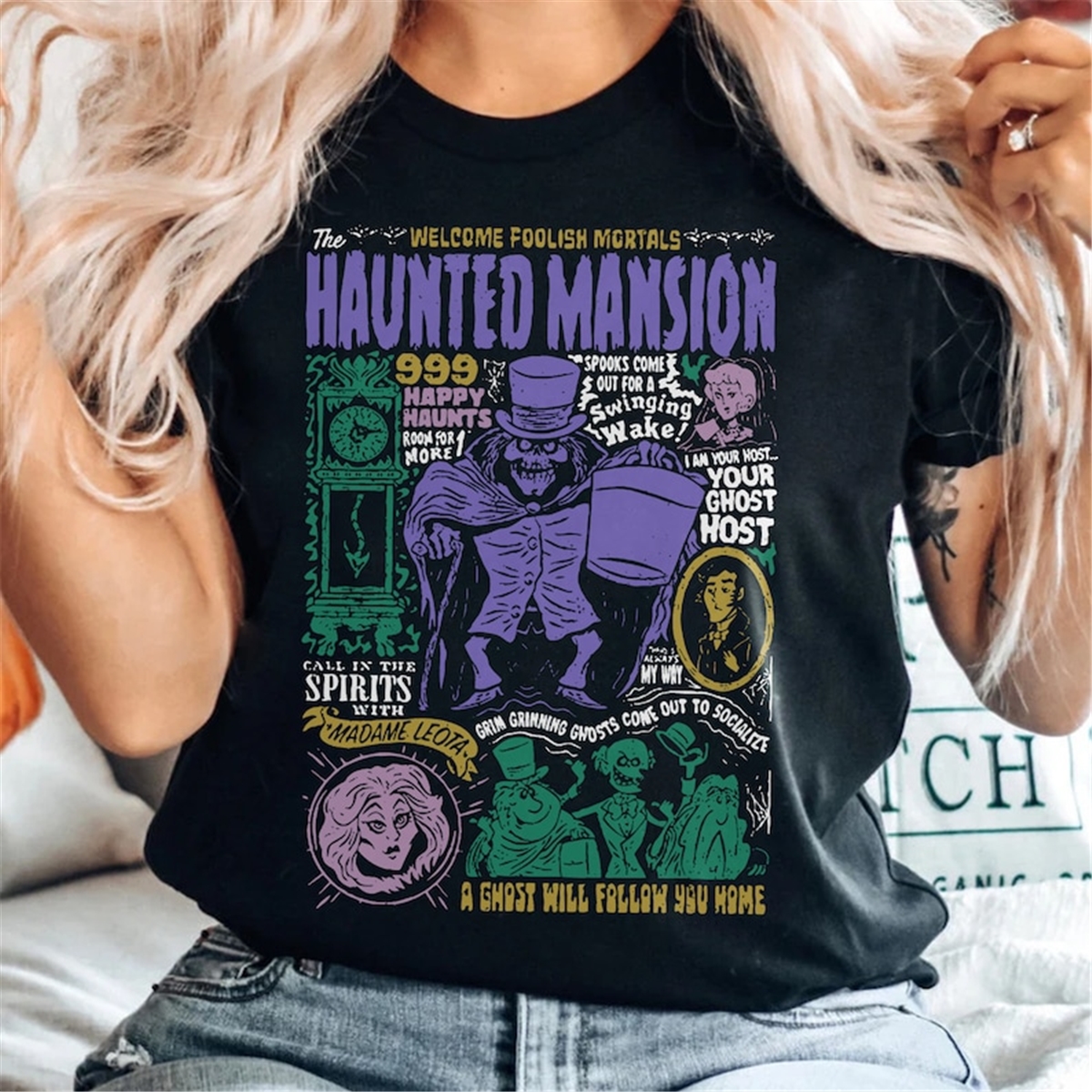 Vintage Haunted Mansion Comfort Colors Shirt, Retro The Haun | Inspire ...