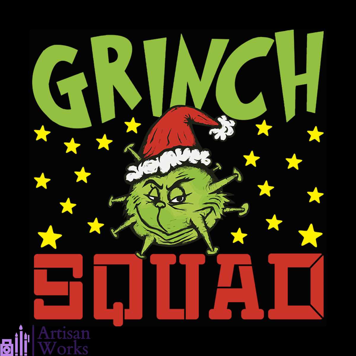 Grinch Squad Virus Corona Svg, Christmas Svg, Grinch Squad S | Inspire ...