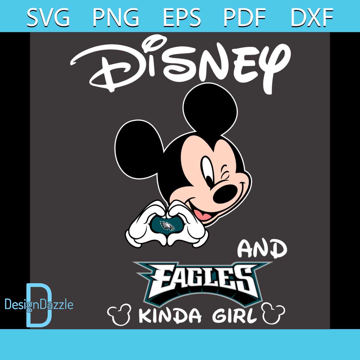 Disney And Eagles Kinda Girl Svg, Sport Svg, Disney Svg, Phi | Inspire ...