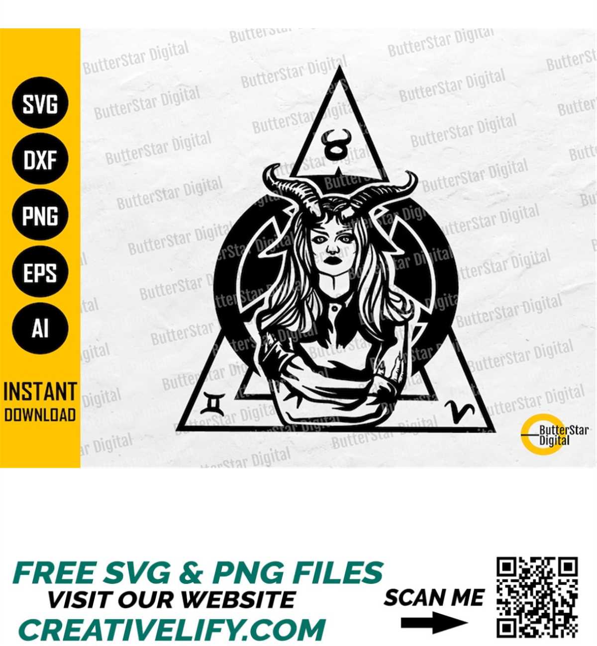 Pagan SVG | Witch SVG | Wicca SVG | Witchcraft Svg | Antlers - Inspire ...