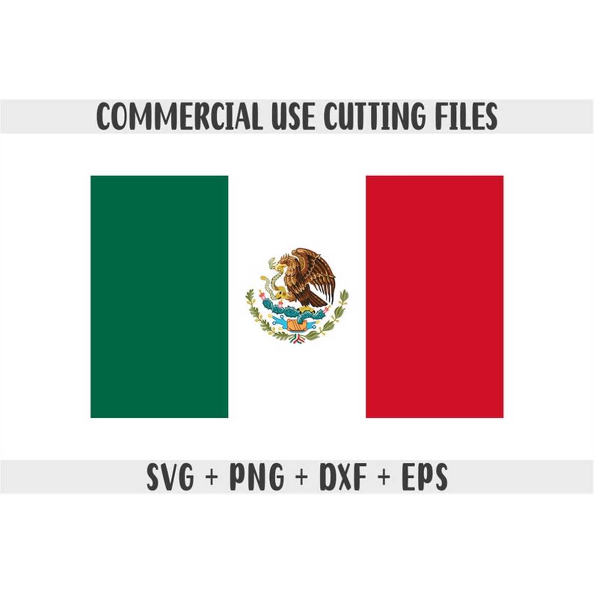 Mexico flag SVG Original colors, Mexico Flag Png, Commercial | Inspire ...