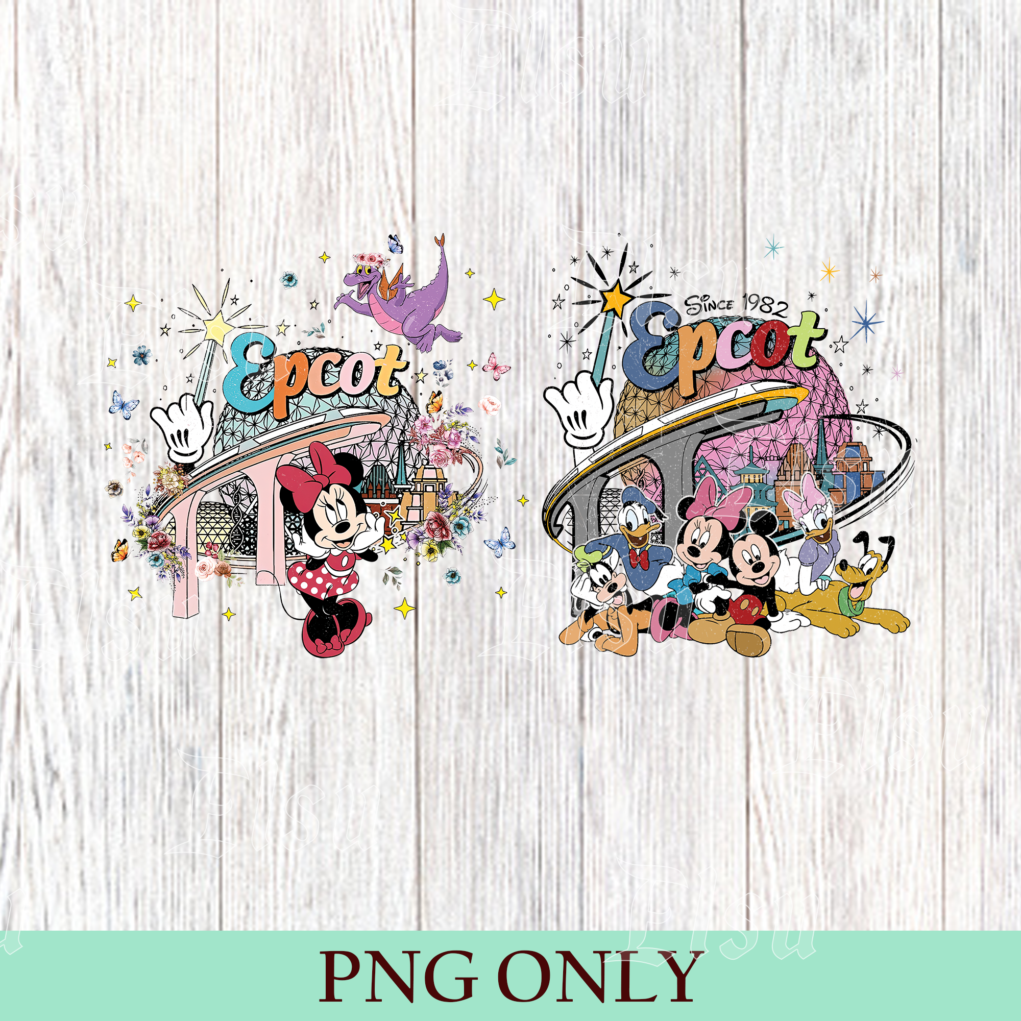 Retro Disney Epcot World PNG, Disney Figment PNG, Retro Walt | Inspire ...