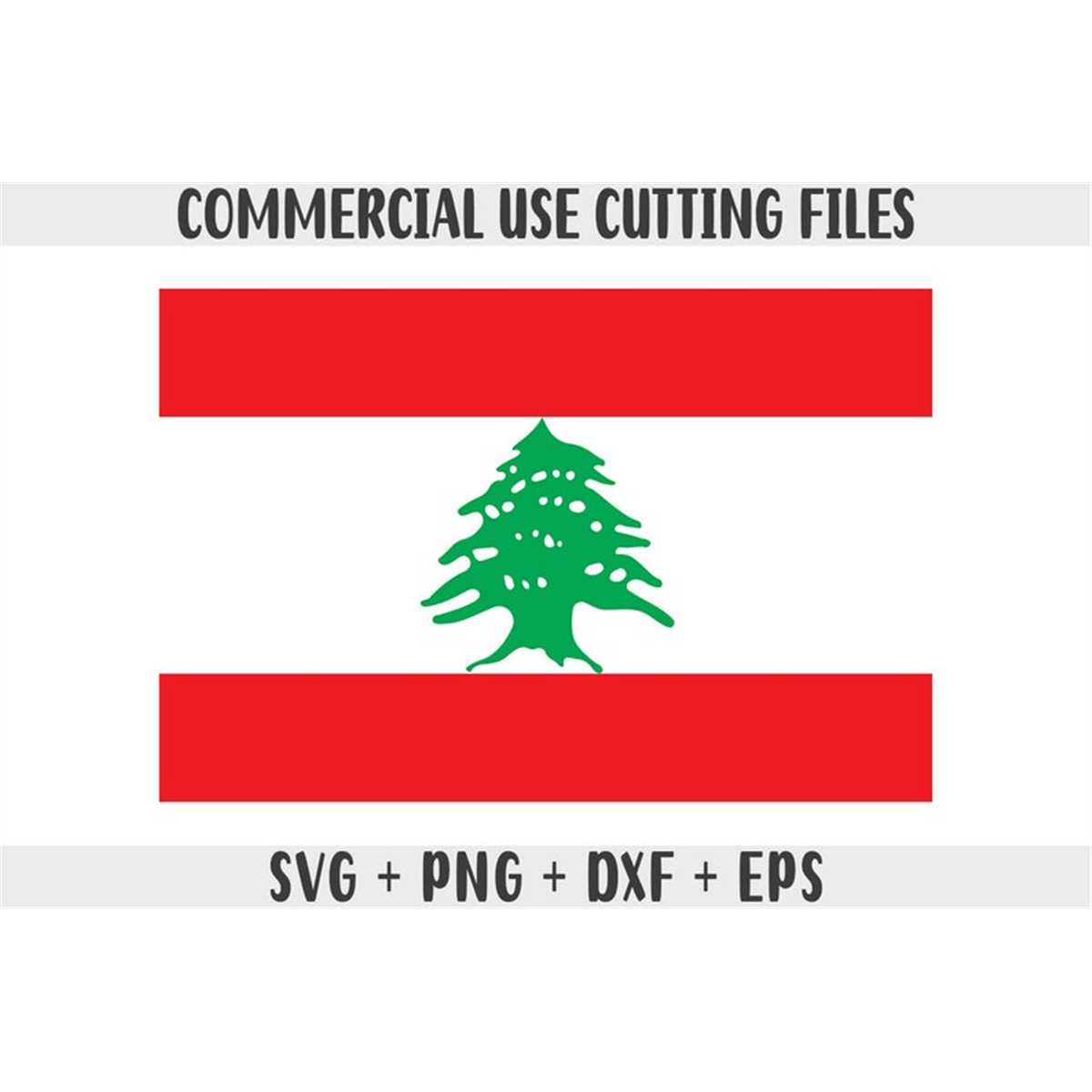 Lebanon flag SVG Original colors, Lebanon Flag Png, Commerci - Inspire ...