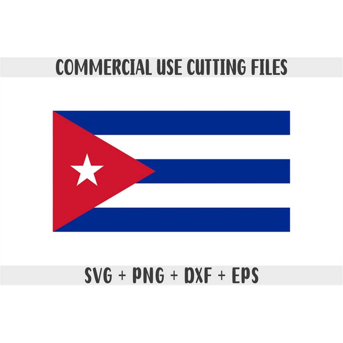 Cuba flag SVG Original colors, Cuba Flag Png, Commercial use | Inspire ...