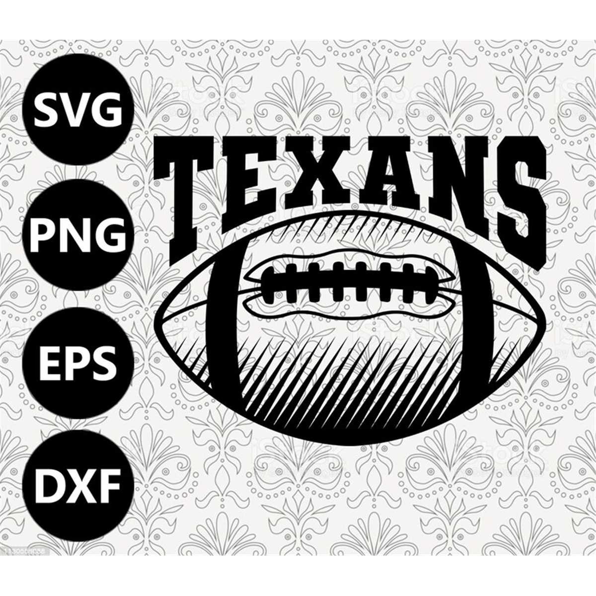 Texans Football Shading Silhouette Team Clipart vector svg f | Inspire ...