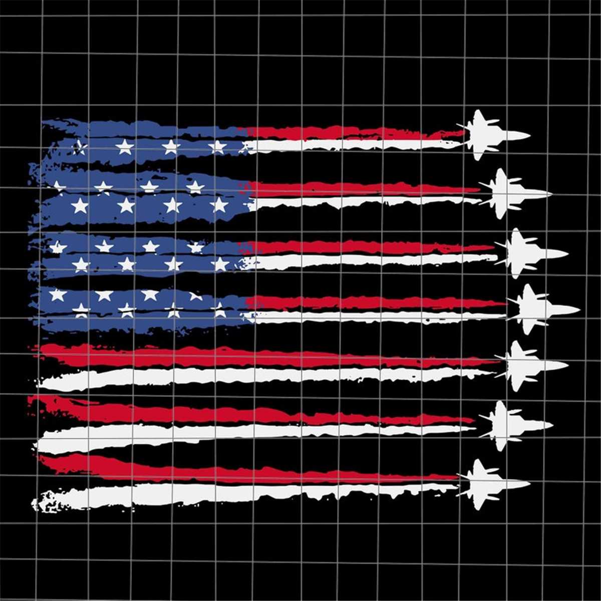 Jet Plane Flag American Svg,Flag 4th Of July Svg, America Fl | Inspire ...