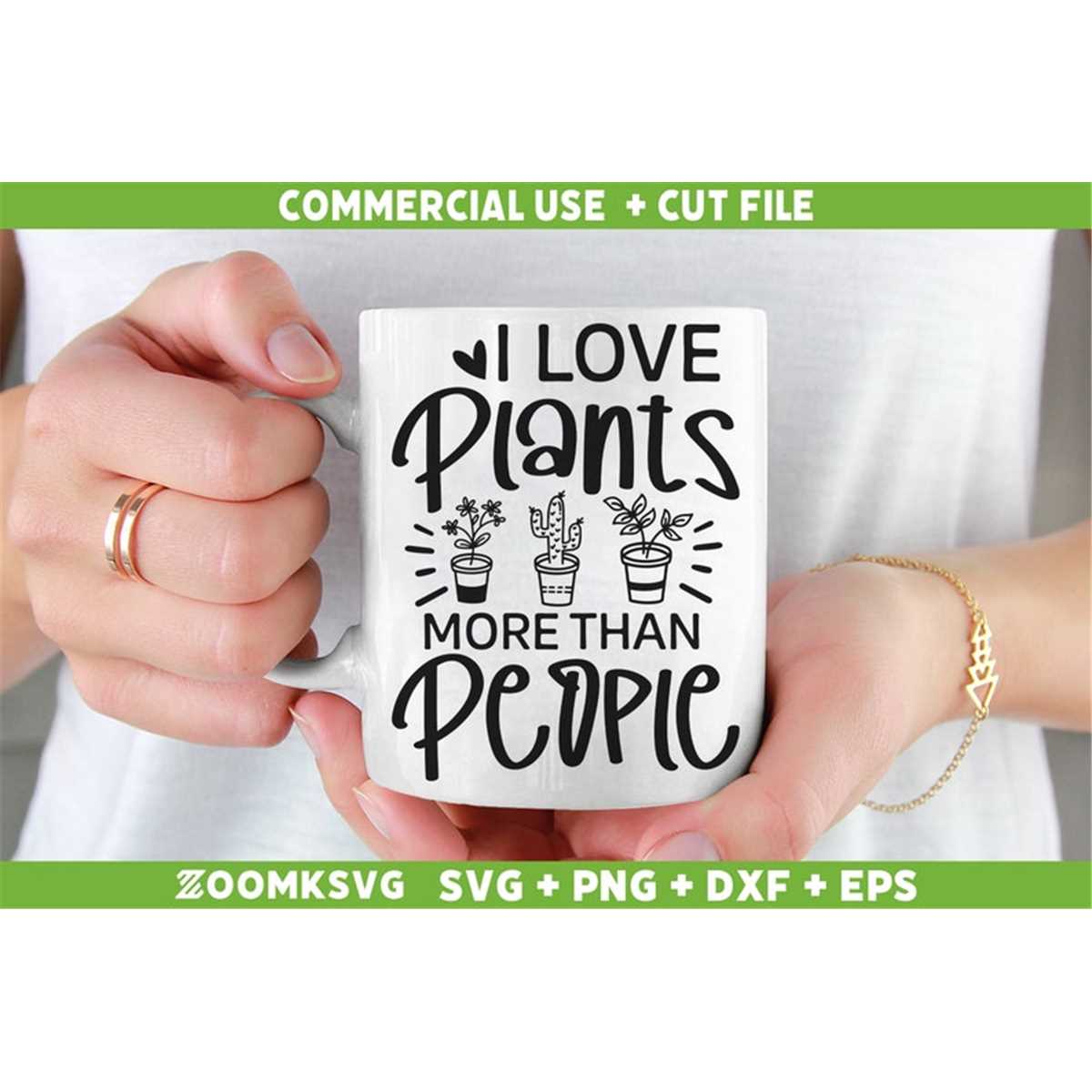 Plant SVG, I love plants more than people Svg, Plant Lover S | Inspire ...