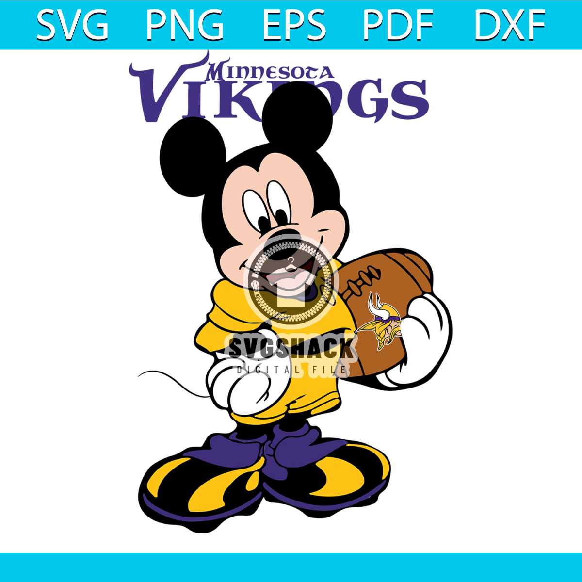 Minnesota Vikings Mickey NFL Svg, Sport Svg, Minnesota Vikin | Inspire ...