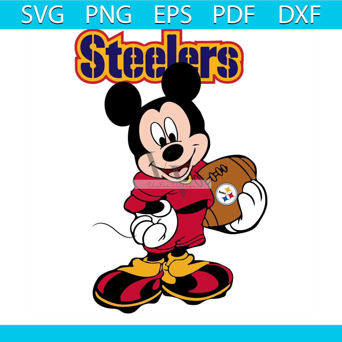 Pittsburgh Steelers Mickey NFL Svg, Sport Svg, Pittsburgh St | Inspire ...