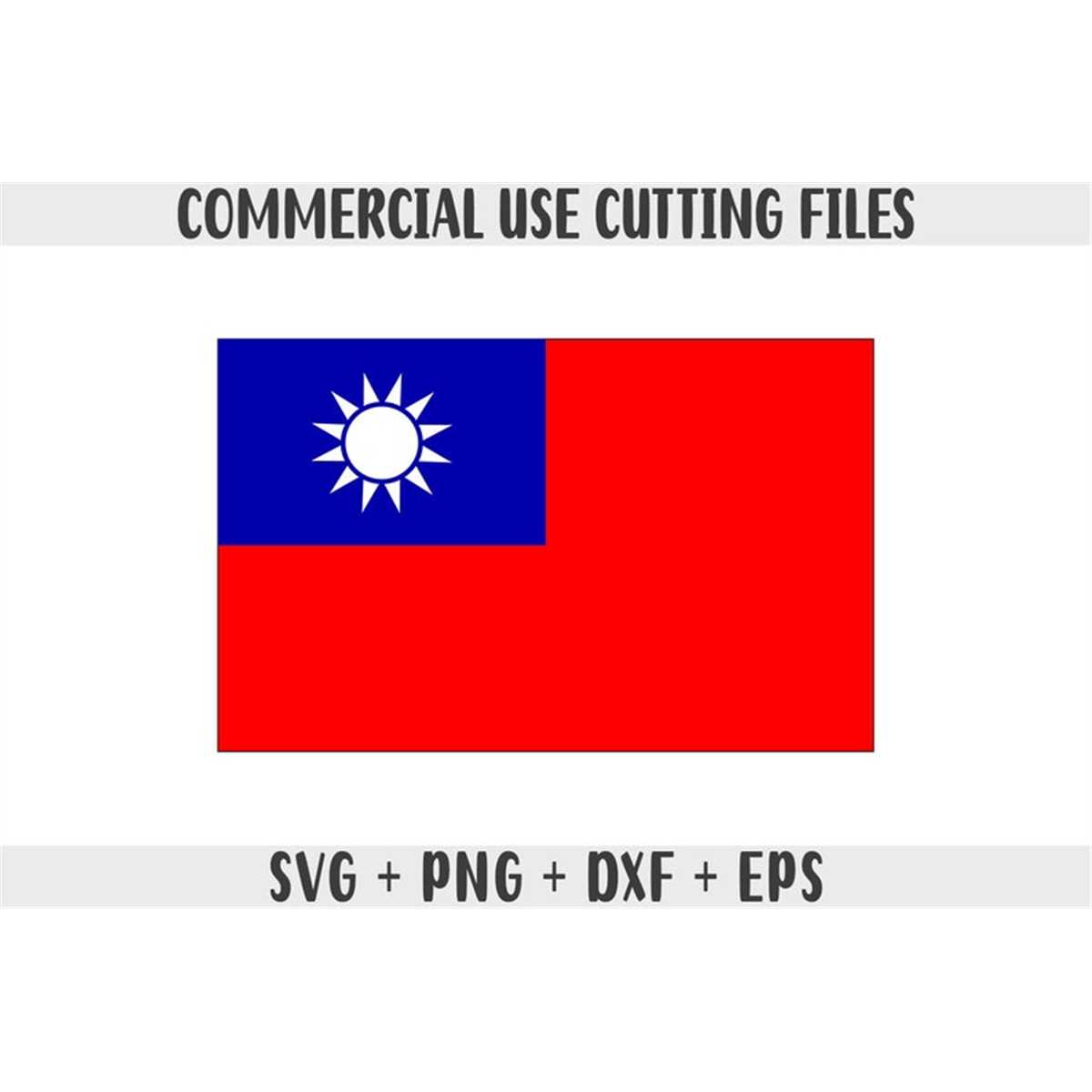 Taiwan flag SVG Original colors, Taiwan Flag Png, Commercial | Inspire ...