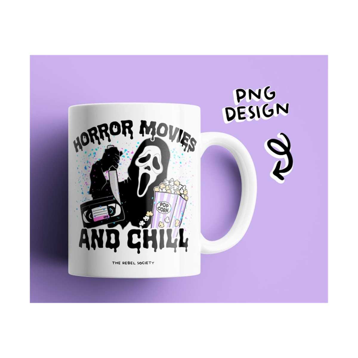 Horror Movies and Chill PNG, Horror Junkie Scary Movies Ghos | Inspire ...