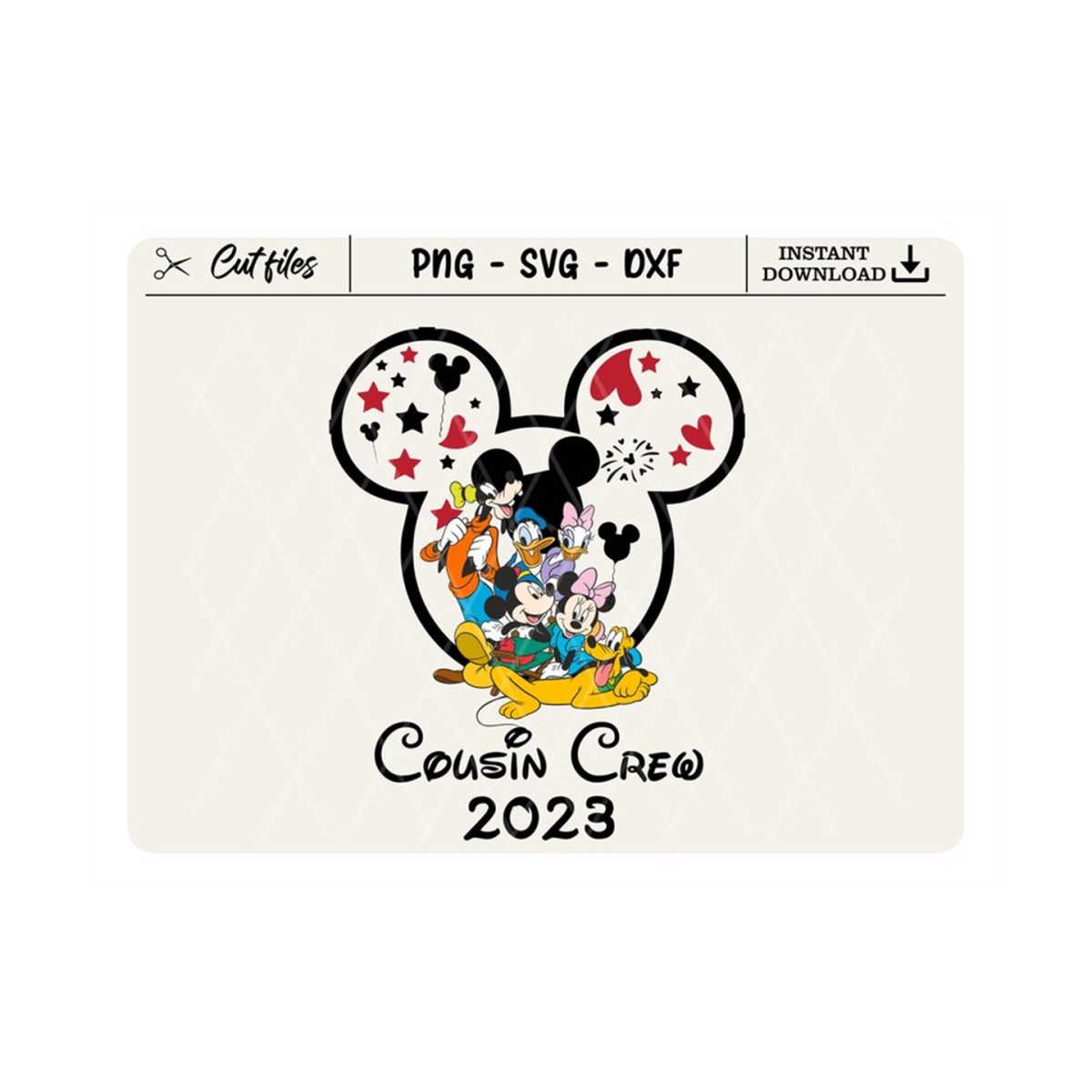 Mouse and Friends Cousin Crew Mouse SVG, Disney svgs, dxf, p | Inspire ...