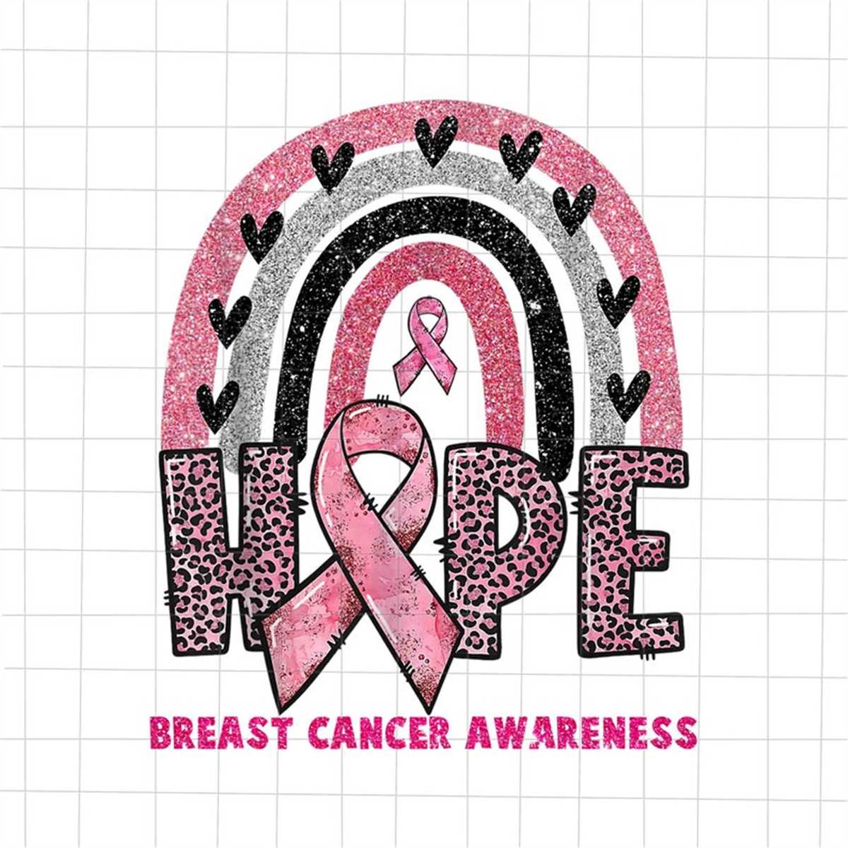Breast Cancer Awareness Rainbow Png, Hope Breast Cancer Awar | Inspire ...