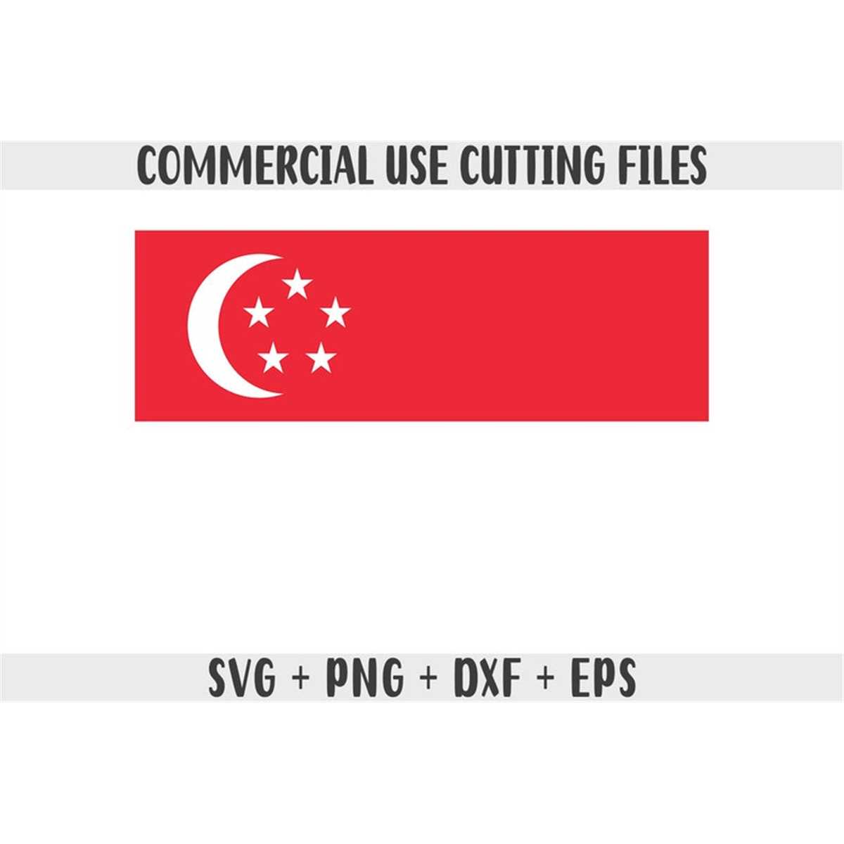 Singapore flag SVG Original colors, Singapore Flag Png, Comm | Inspire ...