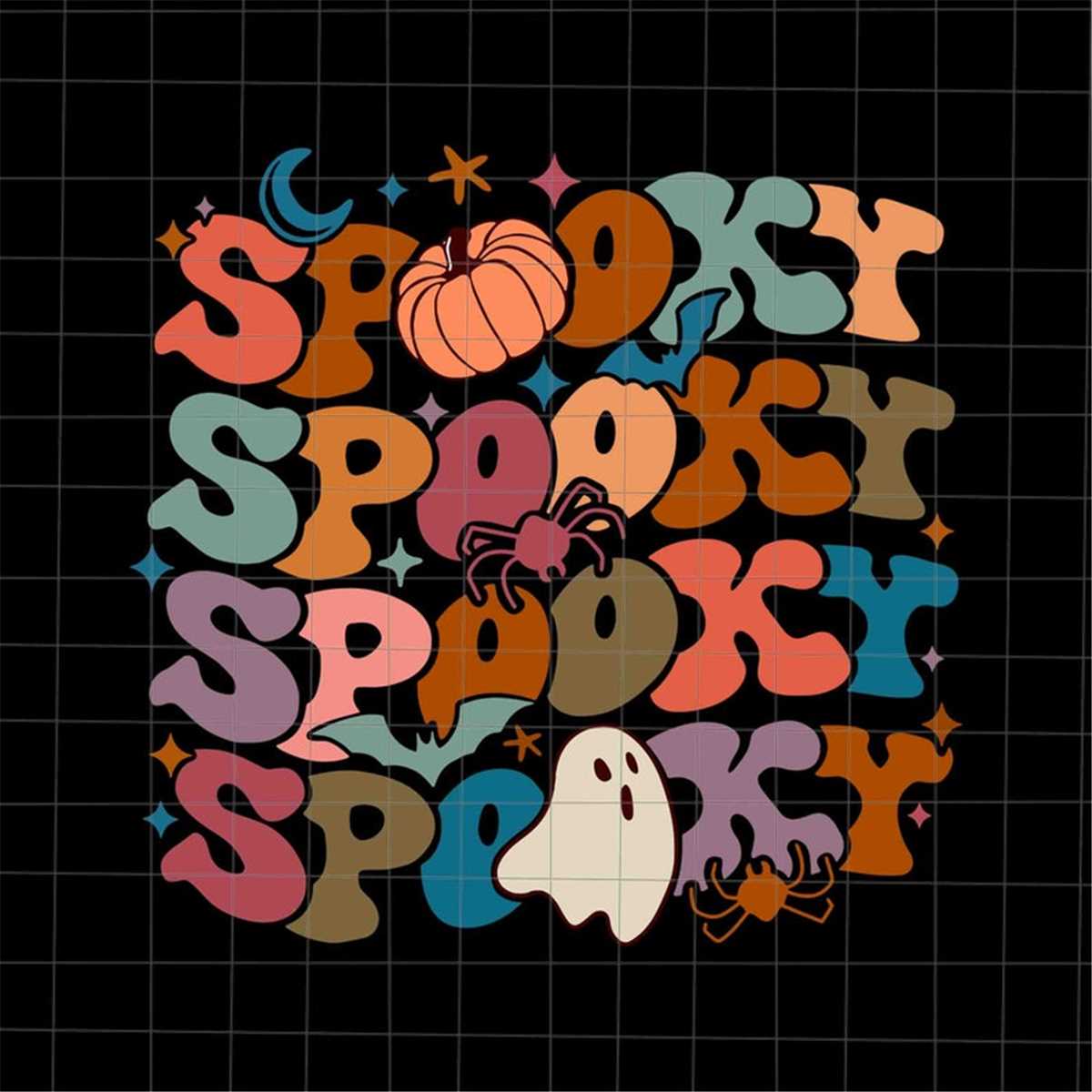 Spooky Ghost Svg, Spooky Season Halloween Svg, Funny Ghost H | Inspire ...