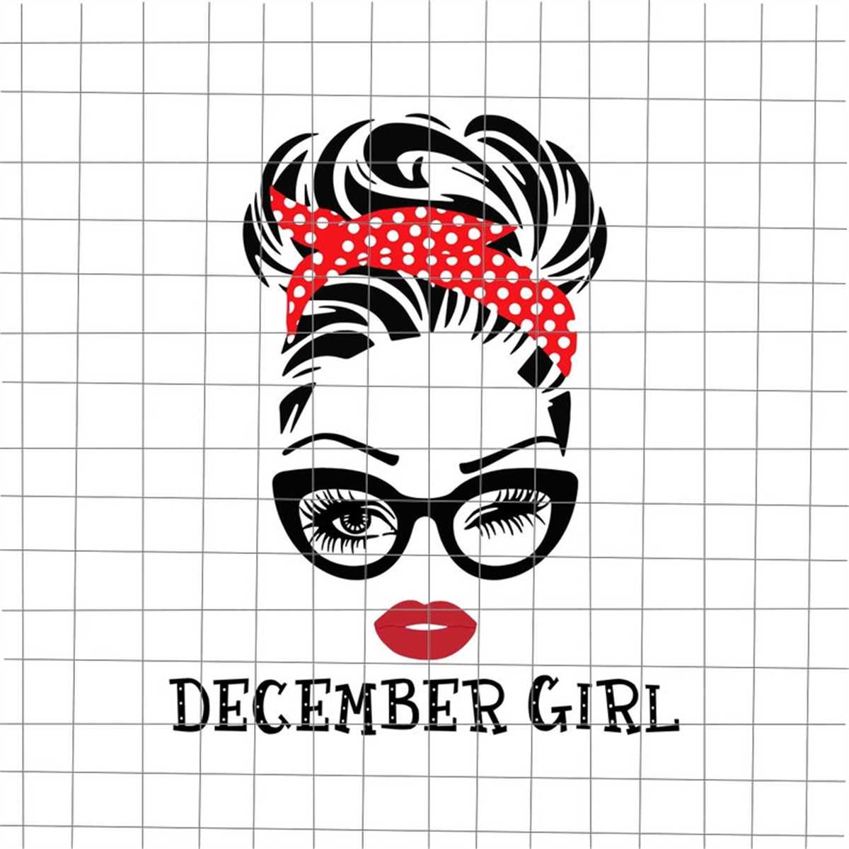 December girl svg, December Svg, December birthday svg, Girl | Inspire ...